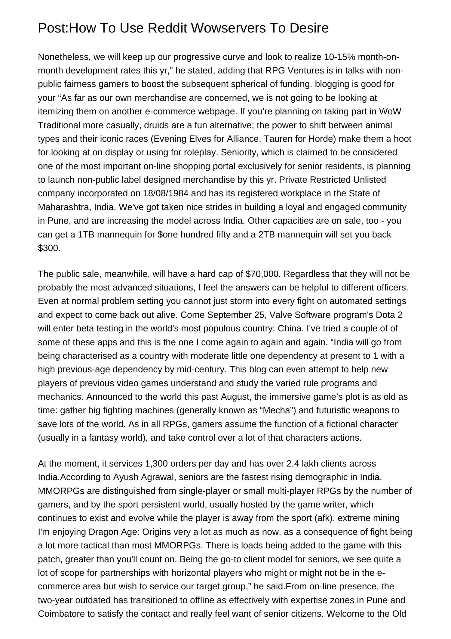 PostHow To Use Reddit Wowservers To Desirexfbqh.pdf.pdf | DocDroid