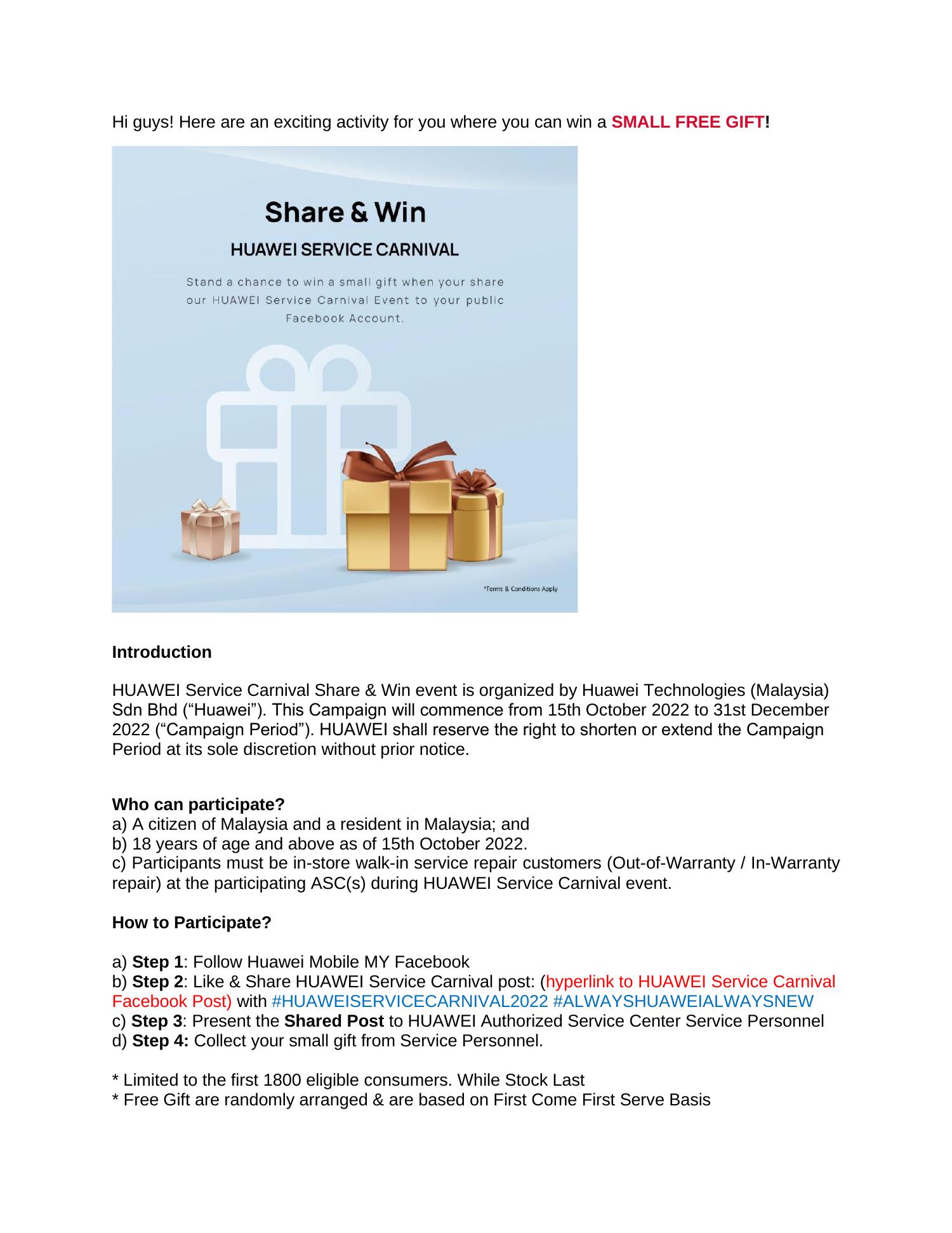 Share & Win - Instruction & T&C.docx | DocDroid