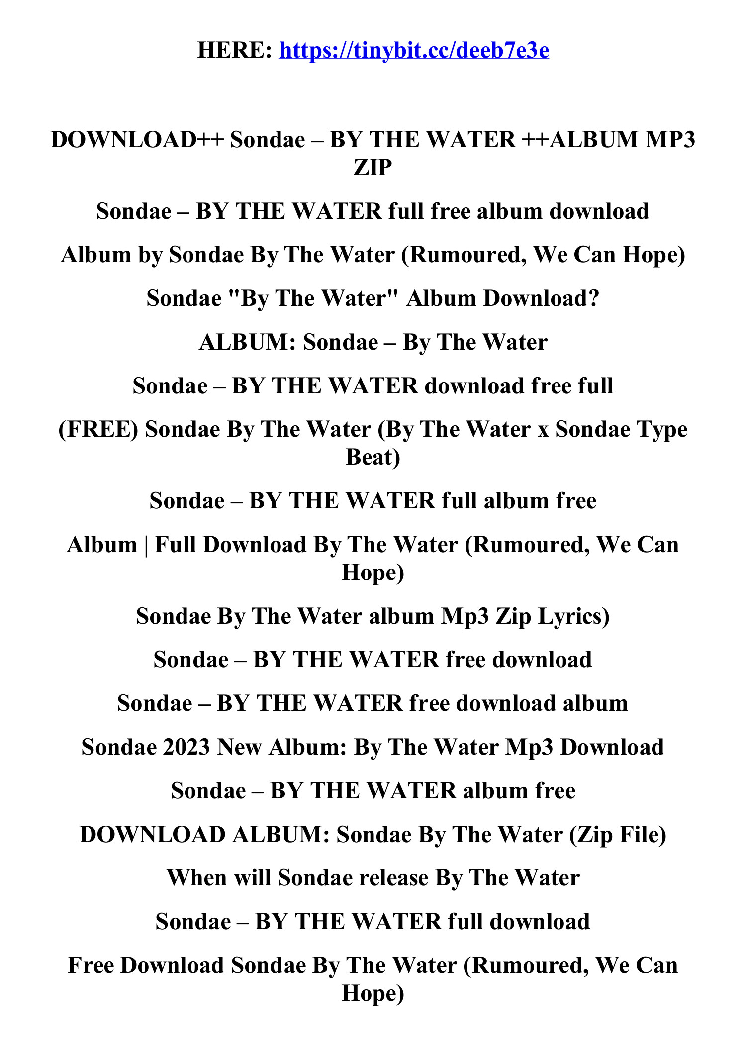 download_sondae_by_the_water_album_mp3_zip.pdf | DocDroid