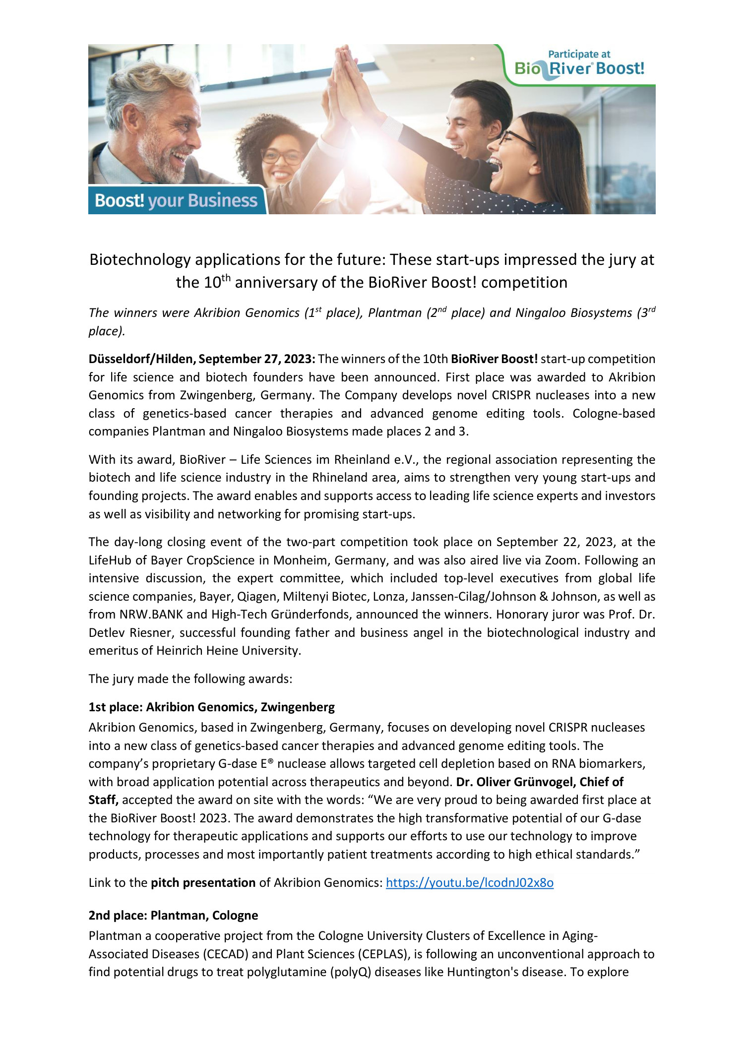 20230927_BioRiver_PR_BioRiverBoost_ENG.pdf | DocDroid