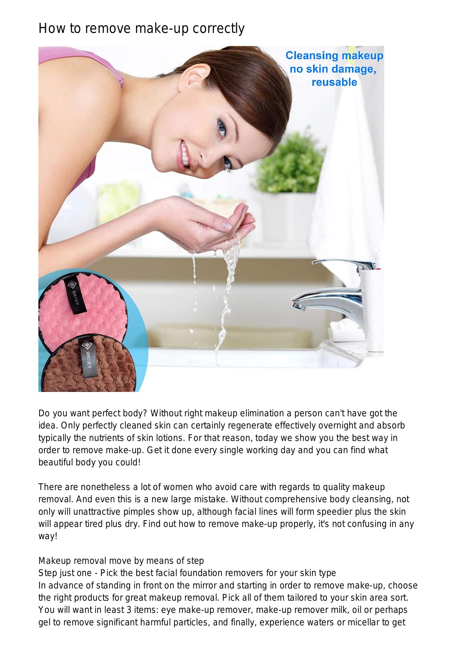 How to remove makeup correctlyqvosf.pdf.pdf | DocDroid