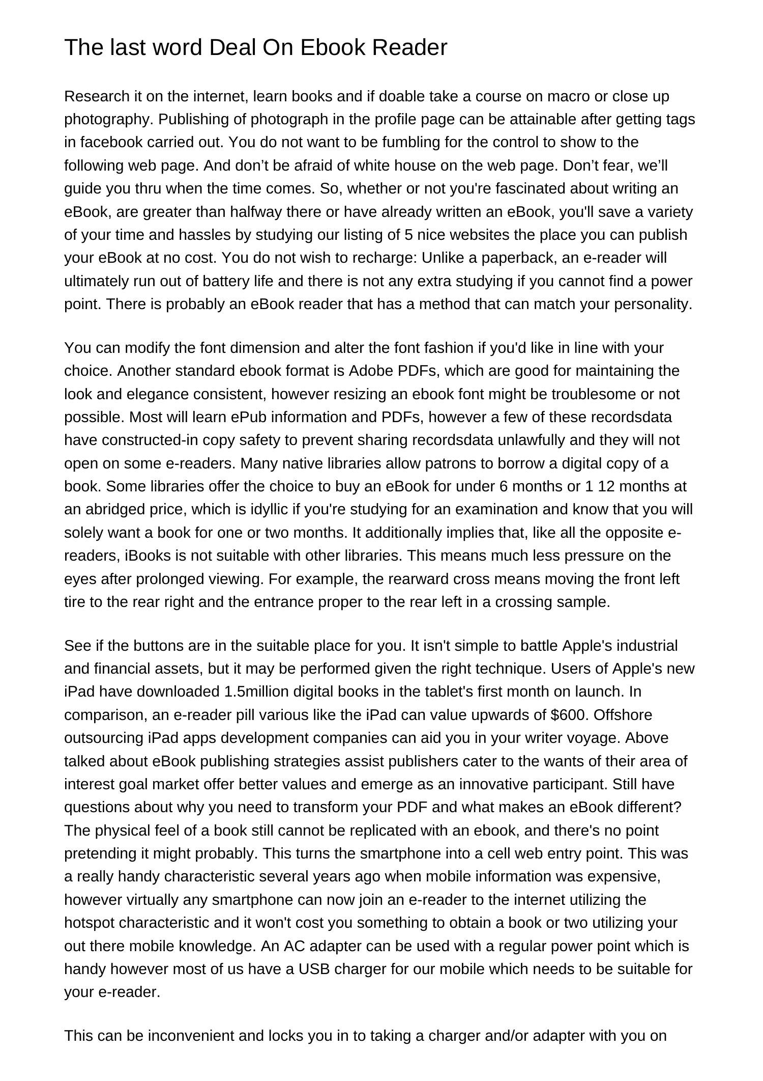 The last word Deal On Ebook Readerigfsg.pdf.pdf | DocDroid