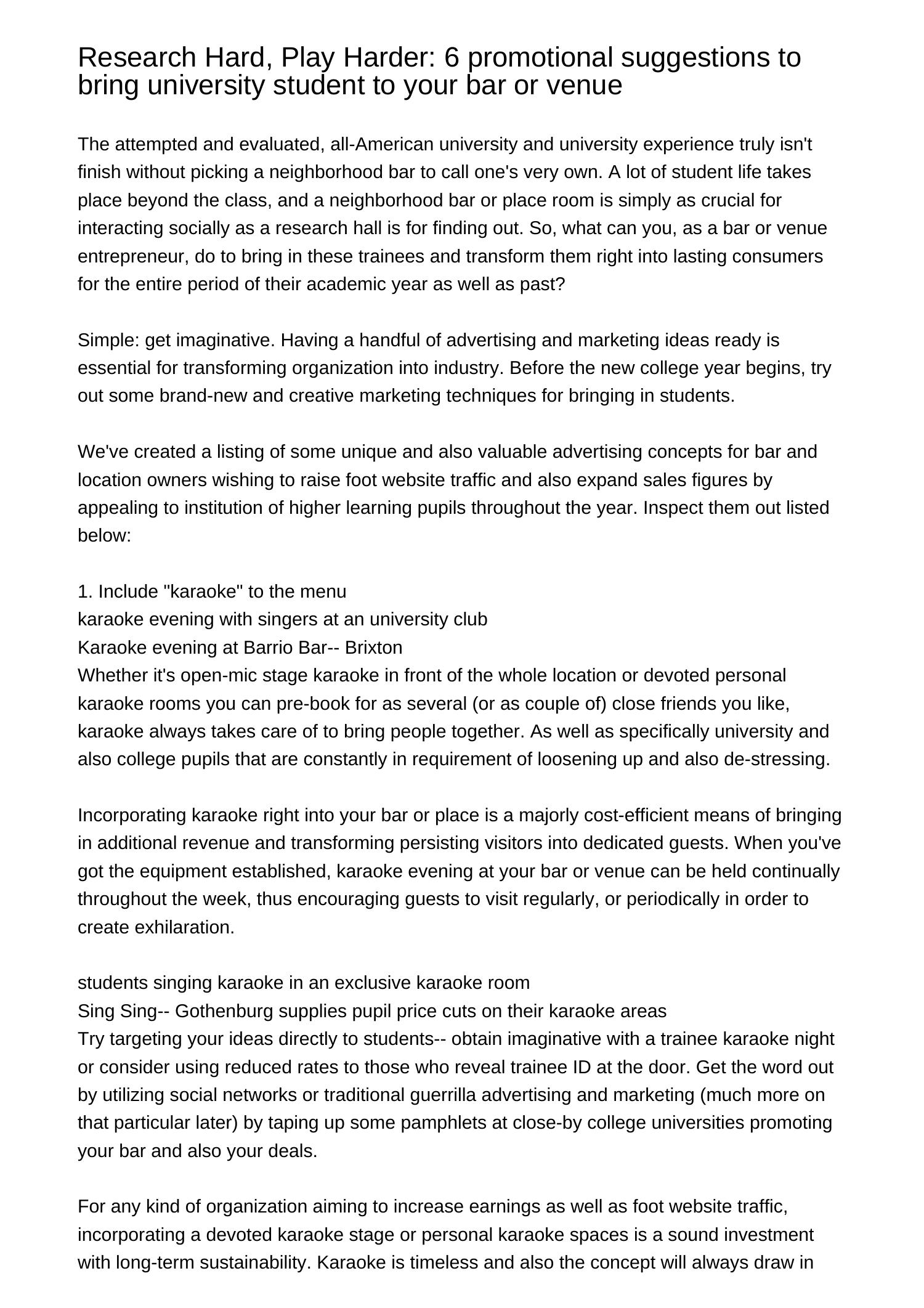 Research Study Hard Play Harder 6 marketing suggestions to bring ...