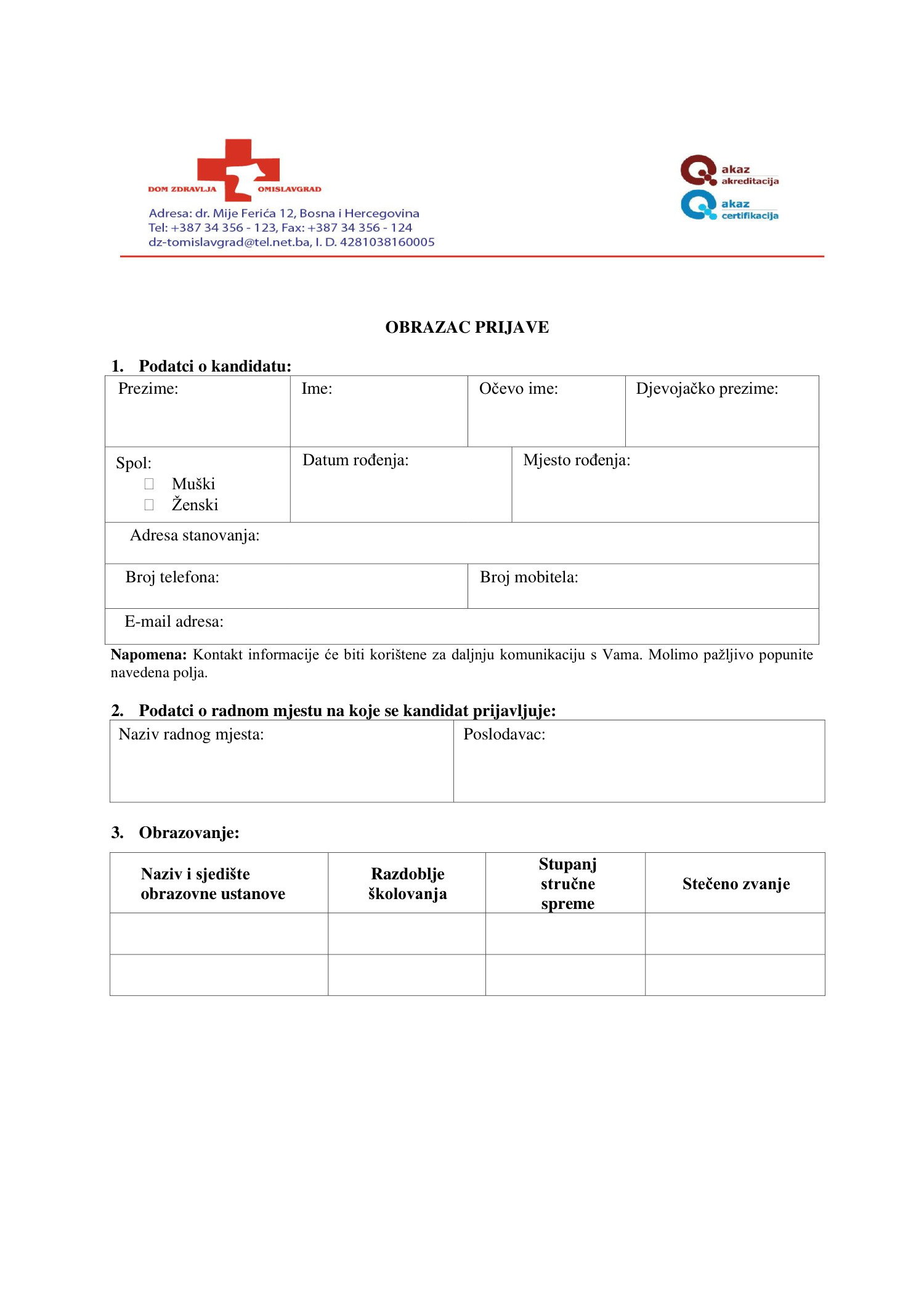 OBRAZAC PRIJAVE (1).docx | DocDroid