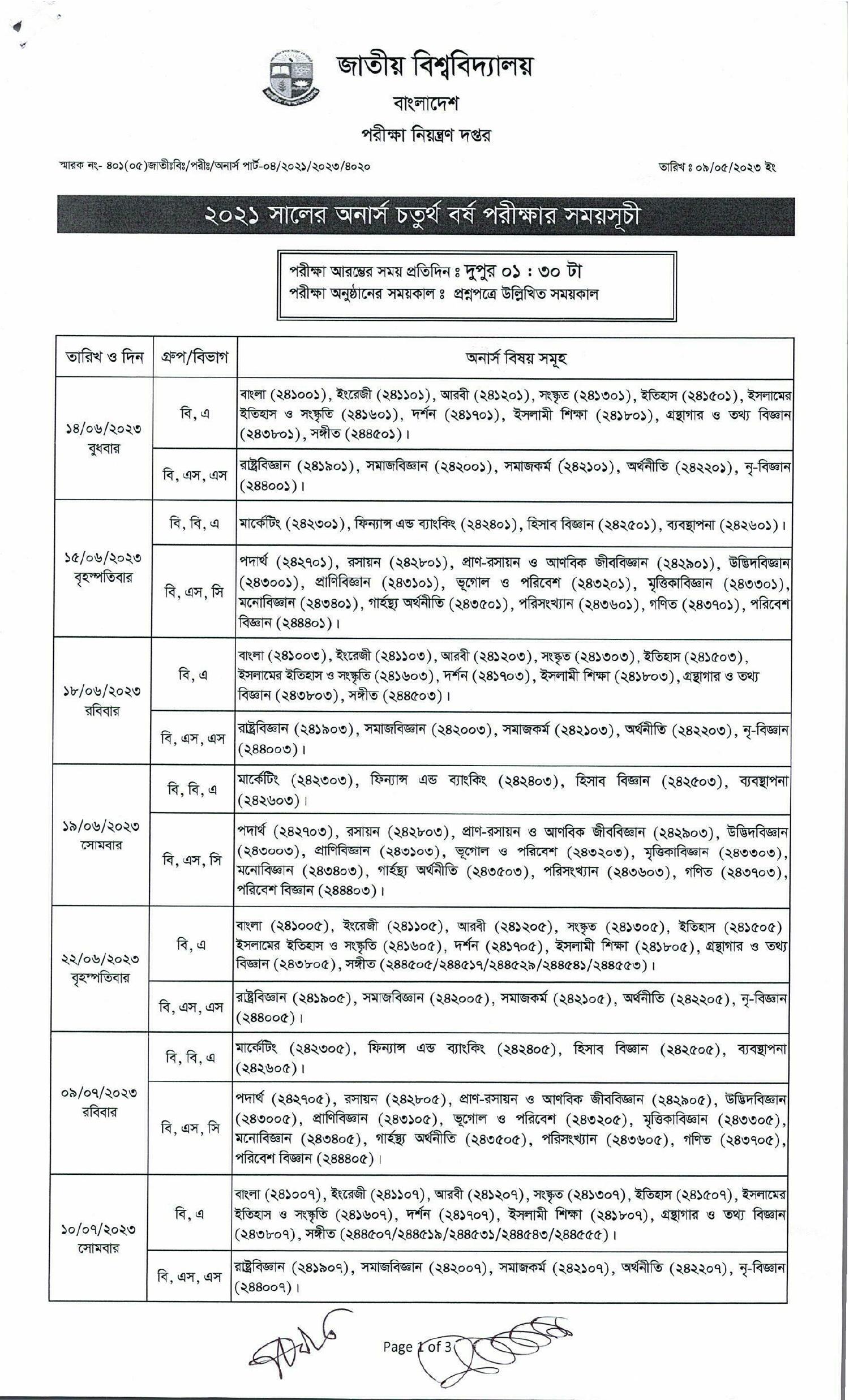 Honours 4th Year Routine.pdf | DocDroid