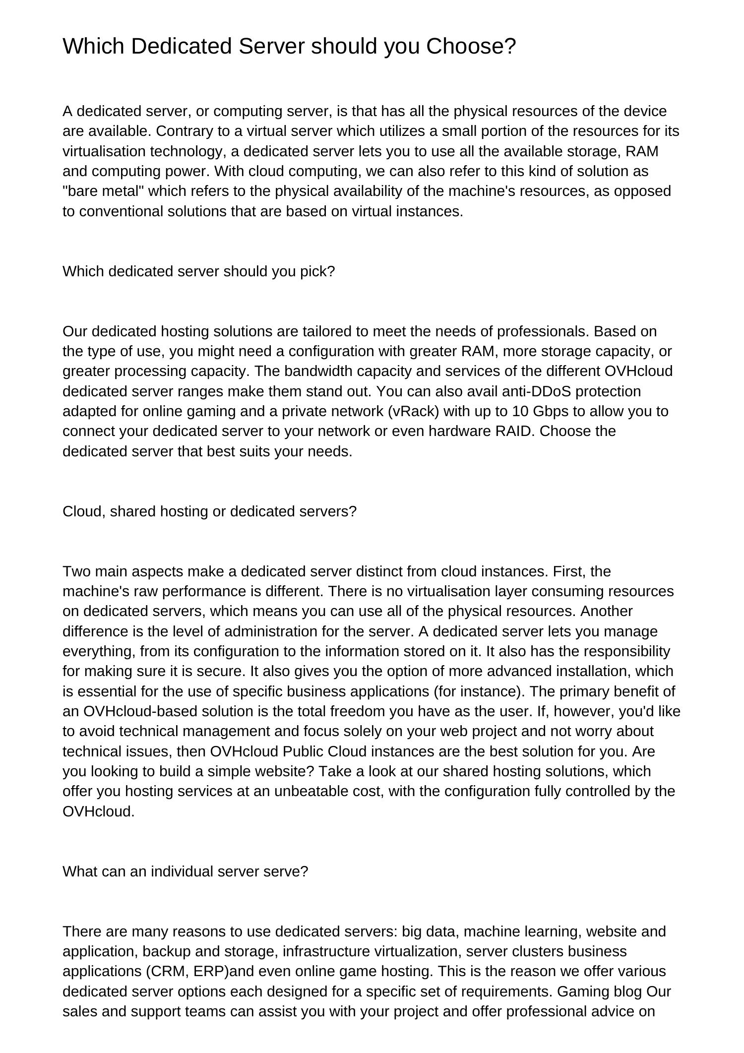 Which Dedicated Server Should you Pickngaci.pdf.pdf | DocDroid