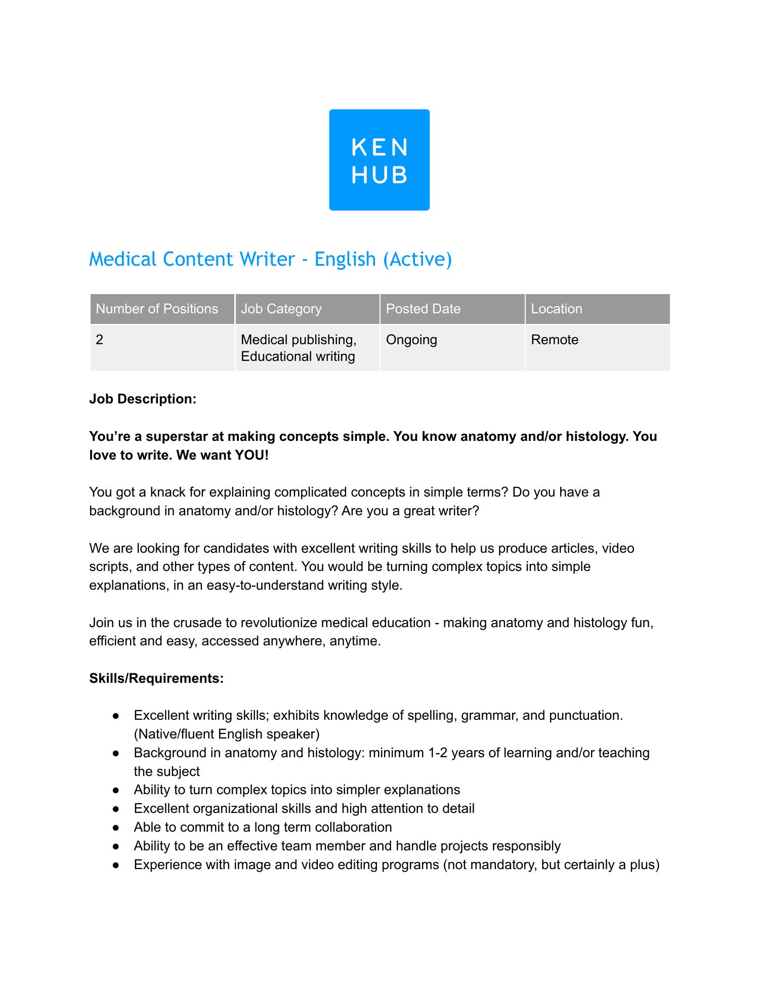 KHJ 00 MCW _ Medical Content Writer.pdf | DocDroid