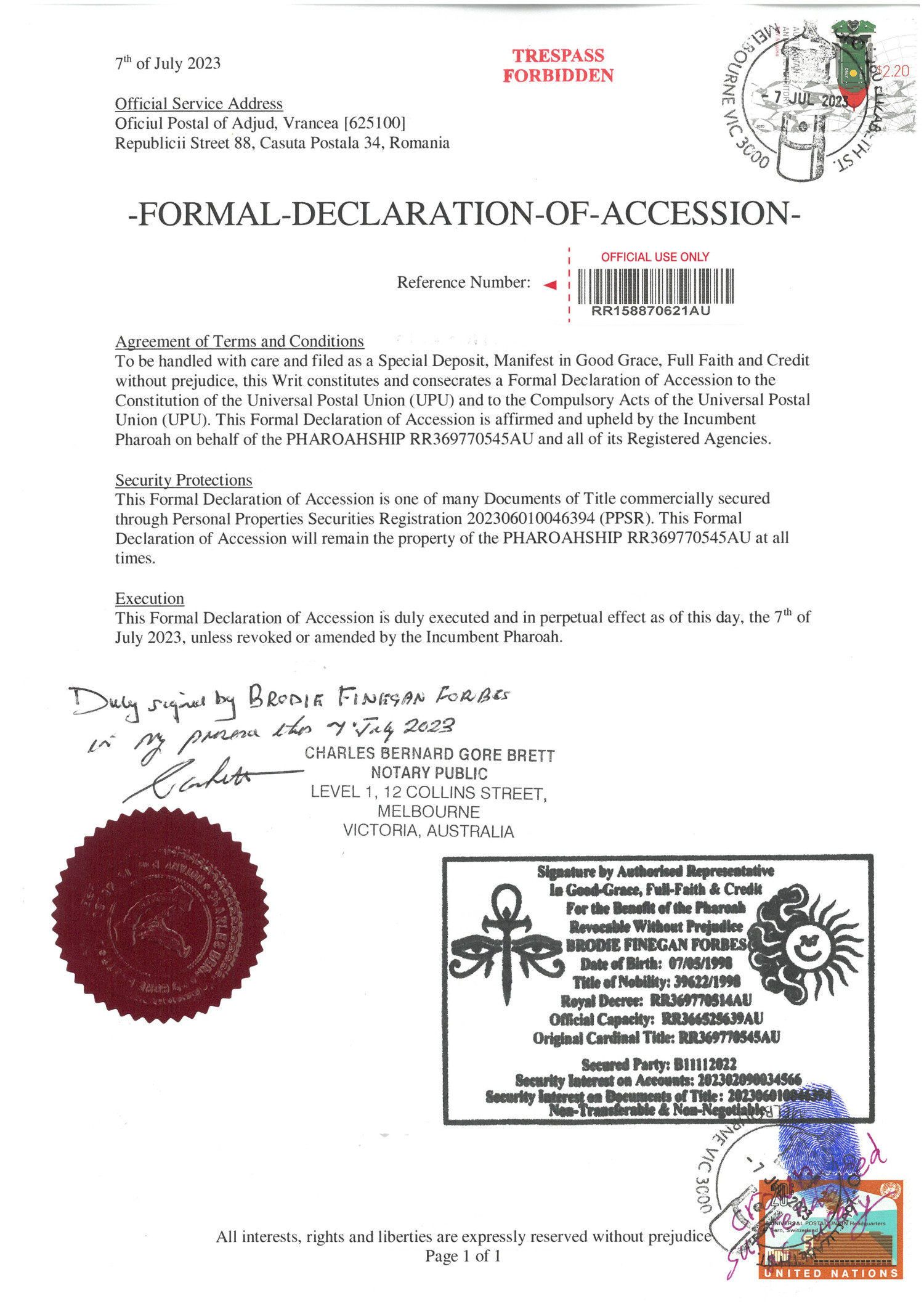 Formal Declaration of Accession (UPU).pdf | DocDroid