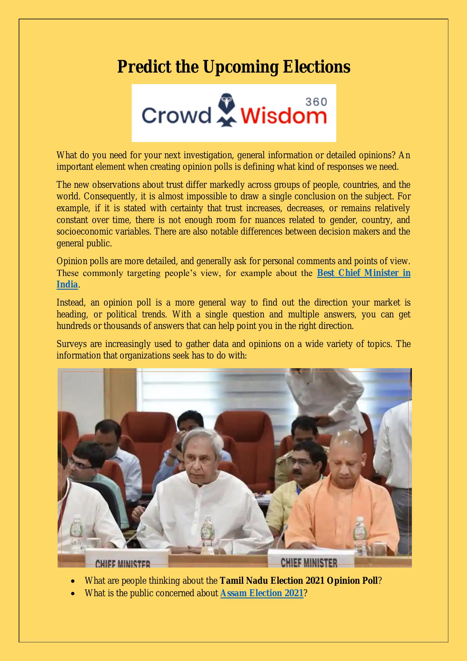 Predict the Upcoming Elections.pdf | DocDroid