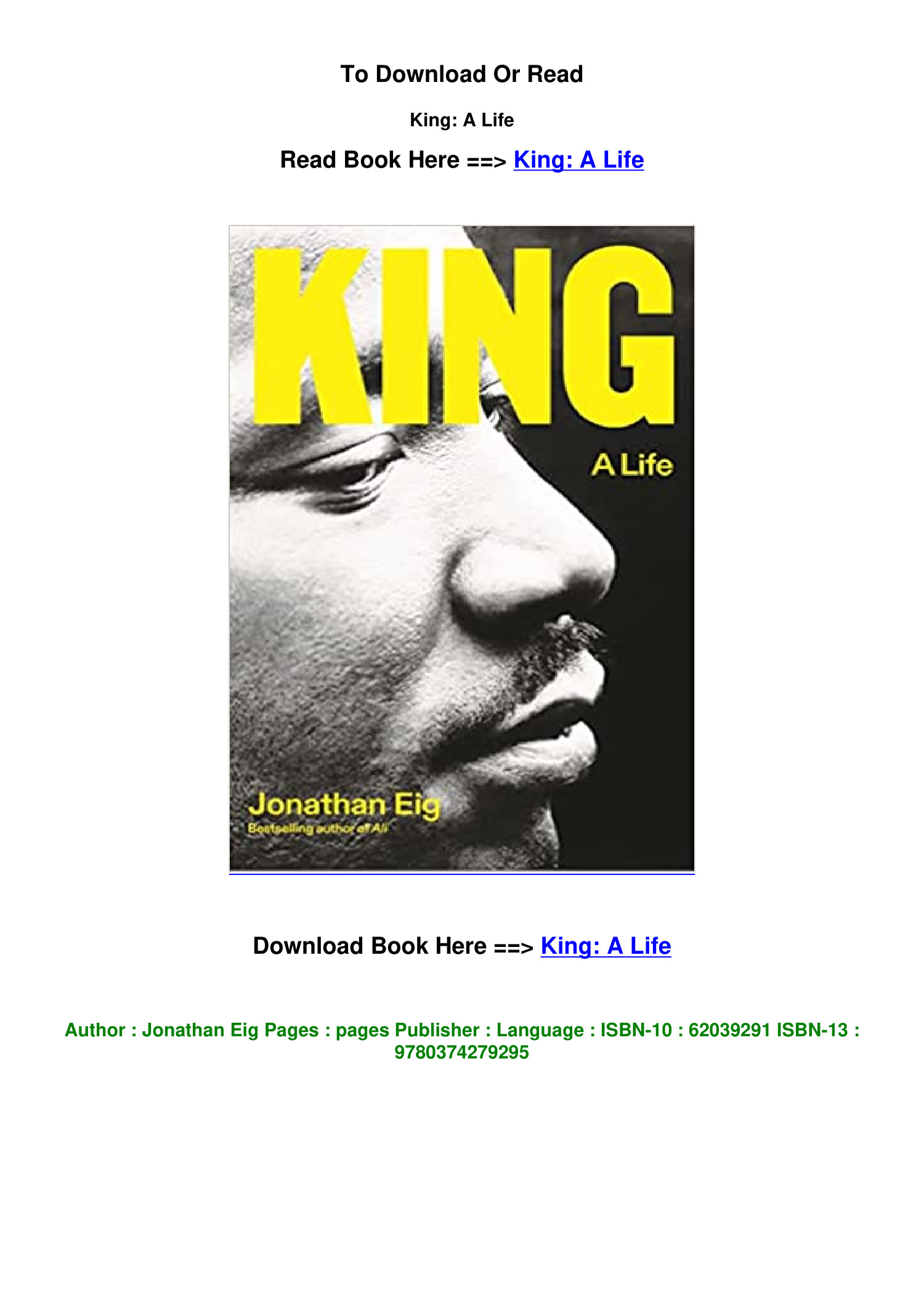 Download PDF King A Life by Jonathan Eig.pdf | DocDroid