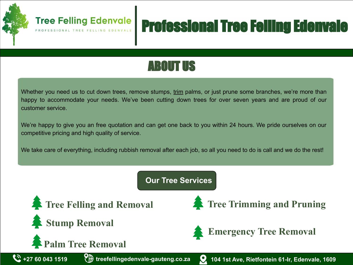 Tree felling Edenvale.pdf | DocDroid