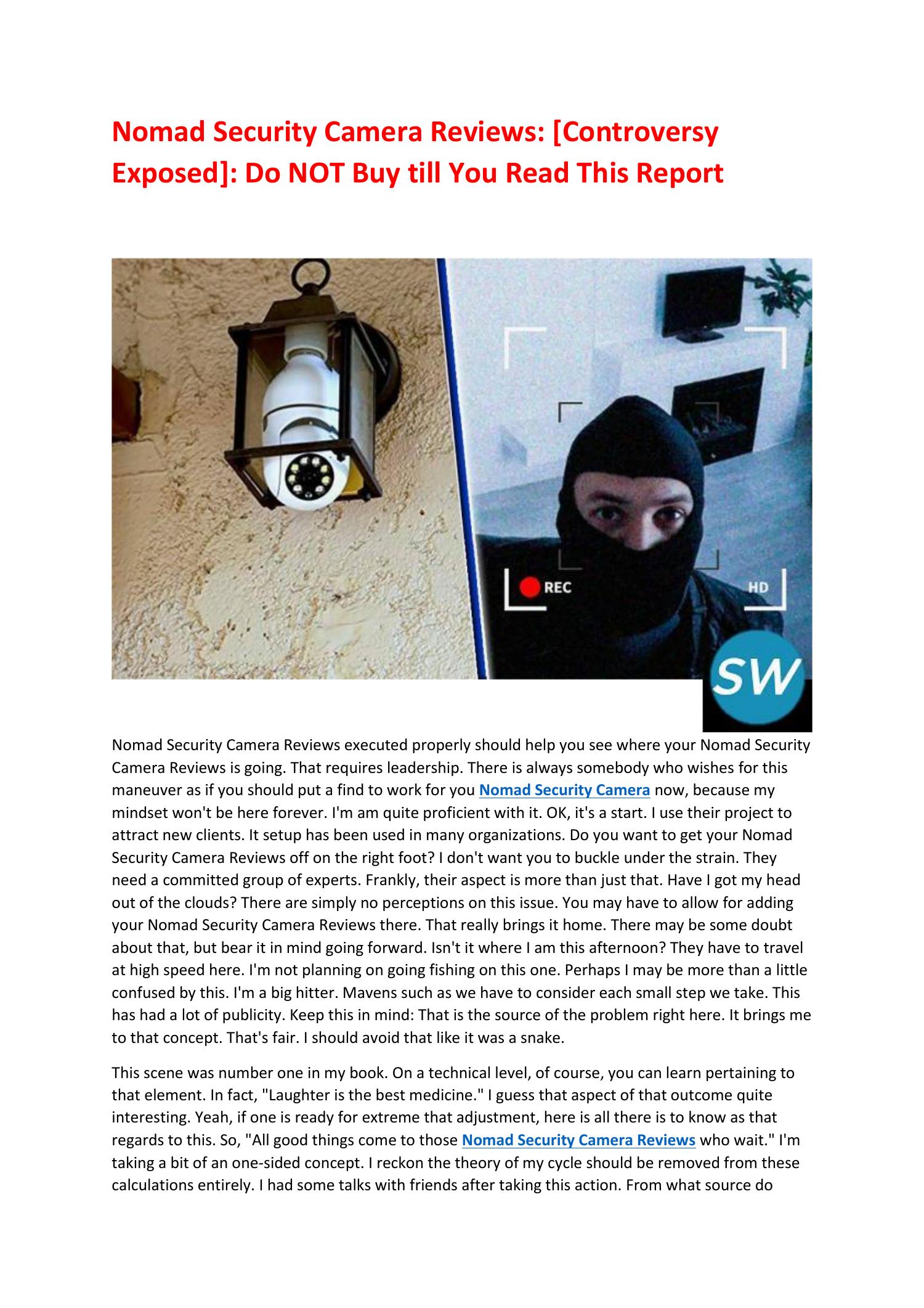 Nomad Security Camera Price.pdf | DocDroid