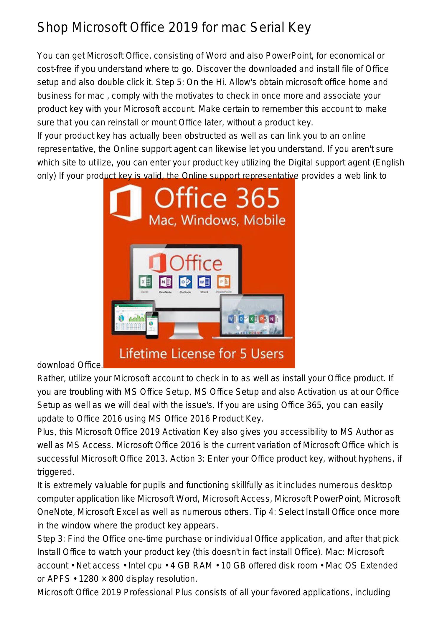 Shop Microsoft Office 2019 for mac Licensenokba.pdf.pdf | DocDroid