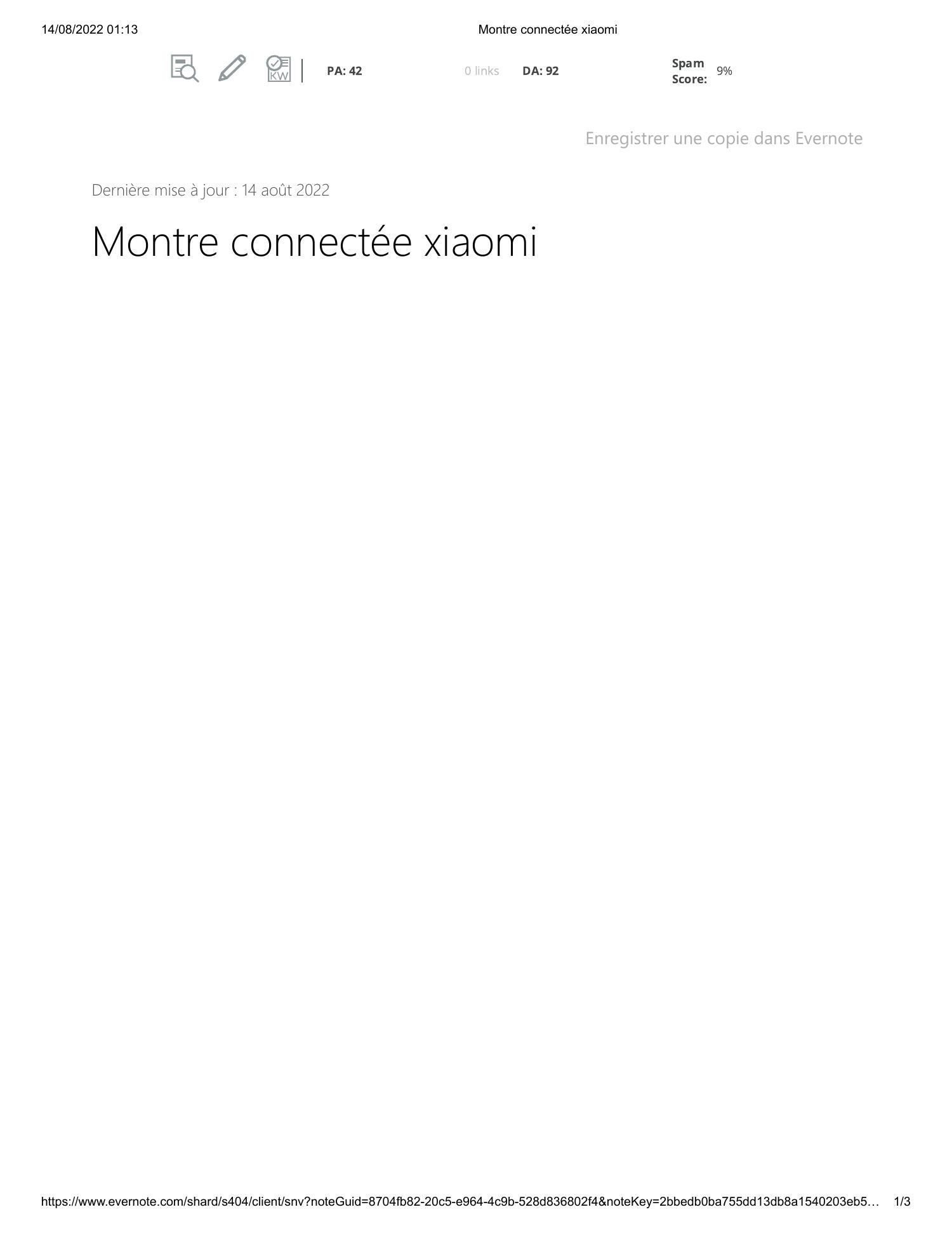 Montre connectée xiaomi.pdf | DocDroid