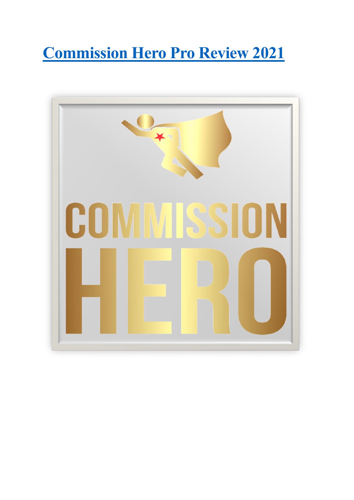 Commission Hero Pro Review 2021.pdf | DocDroid