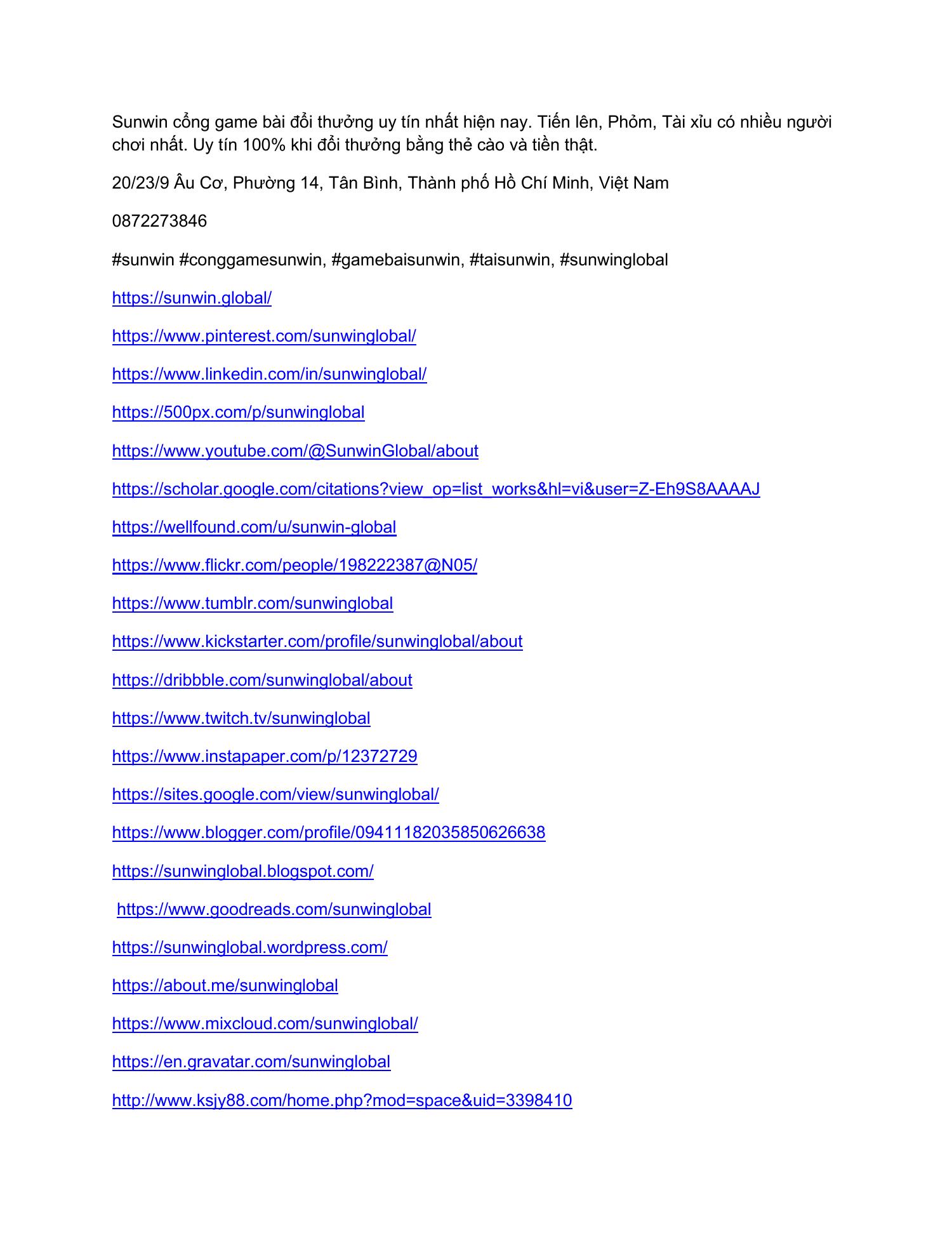 sunwinglobal.docx | DocDroid
