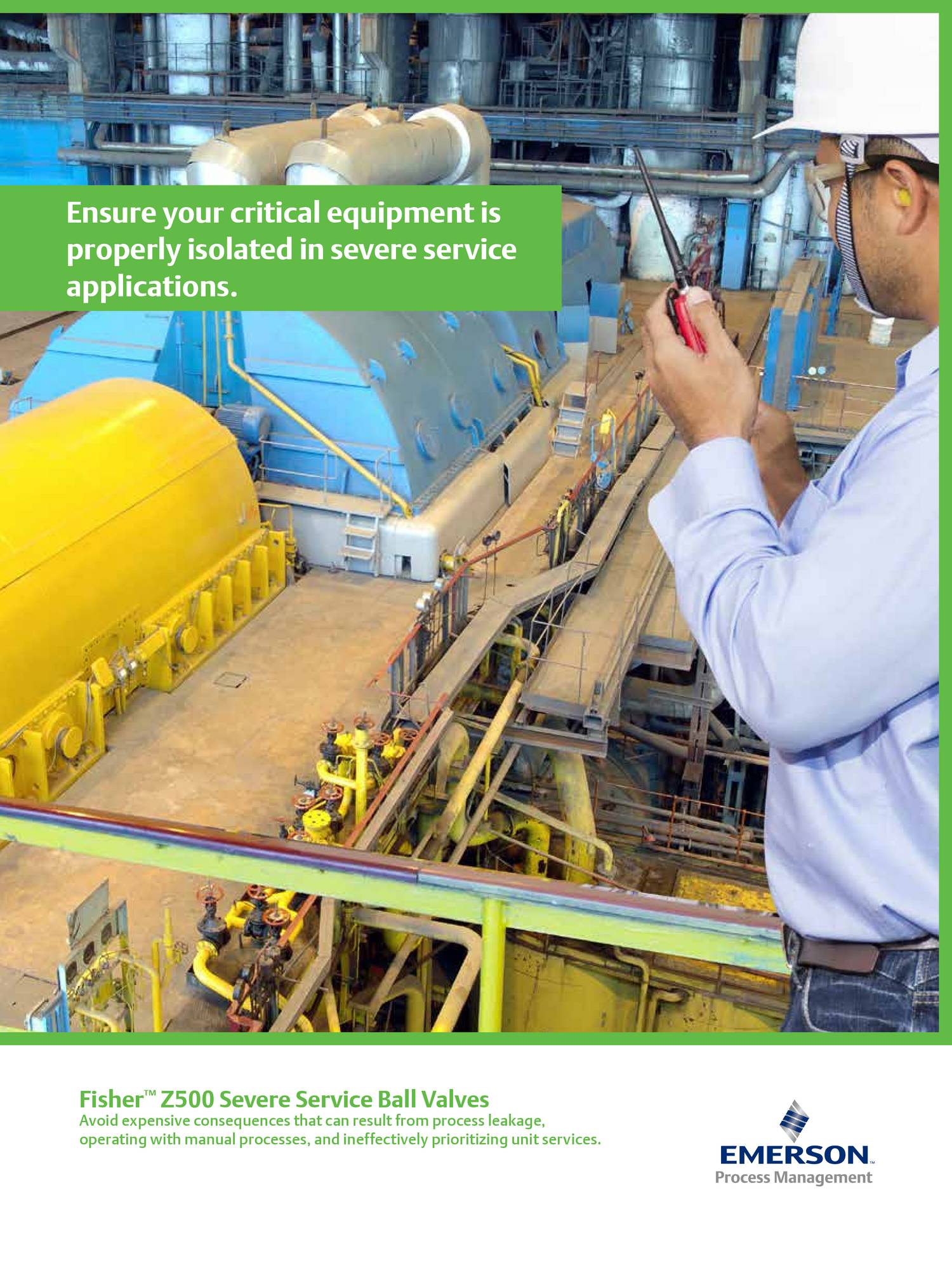 Fisher Z500 Server Service Isolation High Pressure Ball Valve.pdf ...