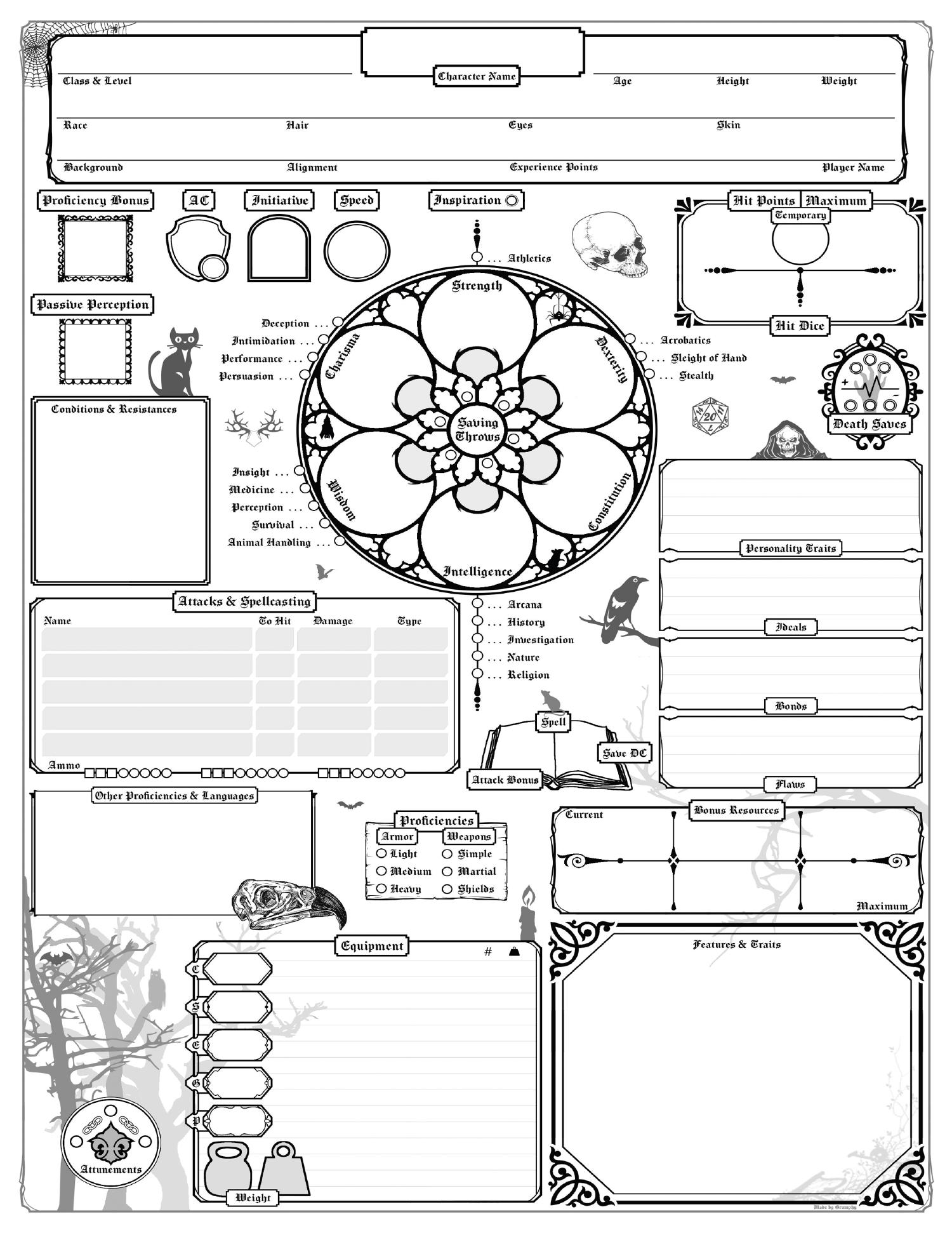 Gothic Character Sheets - US paper.pdf | DocDroid
