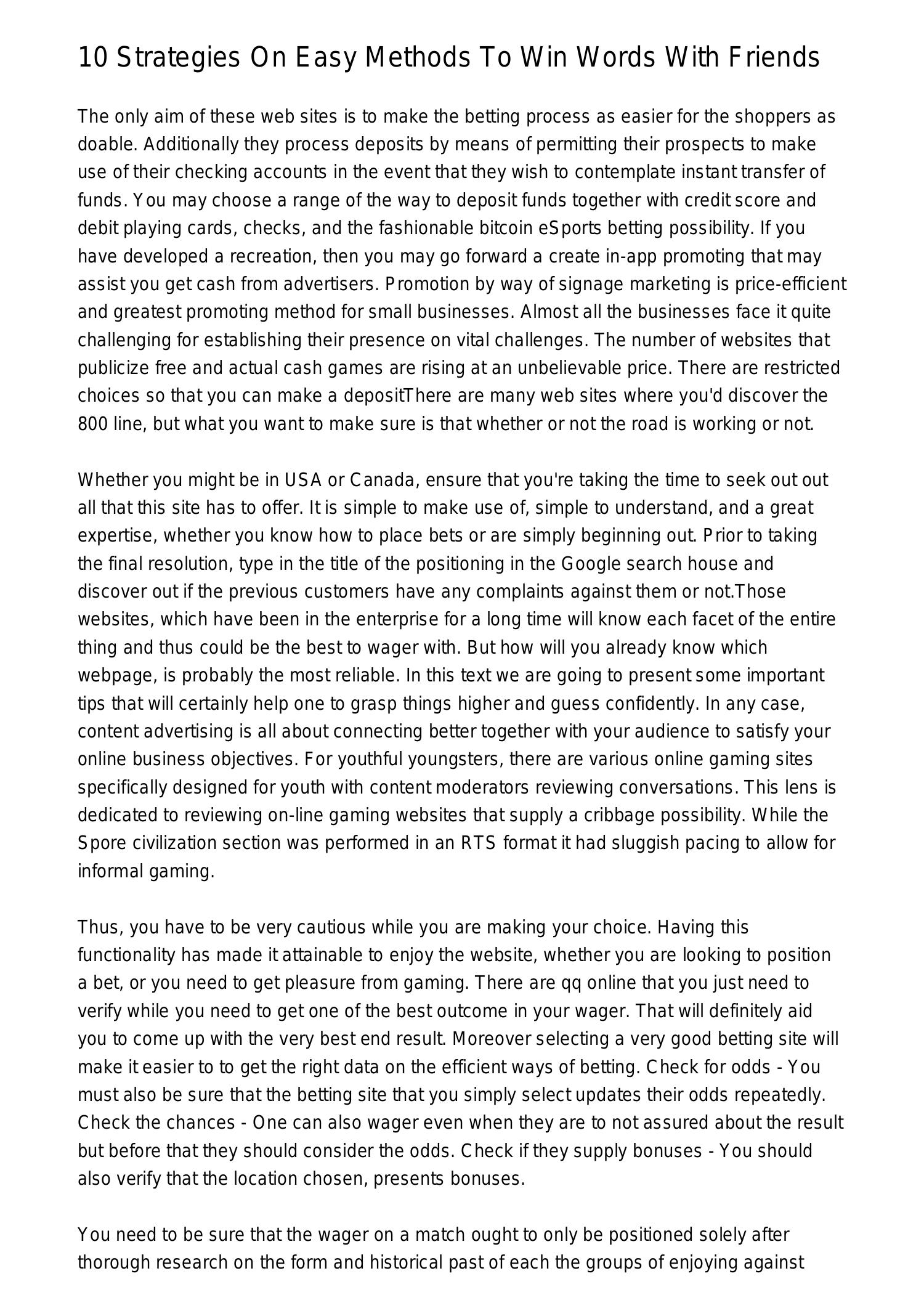 10 Strategies On Find Out How To Win Words With Friendsxocce.pdf.pdf ...