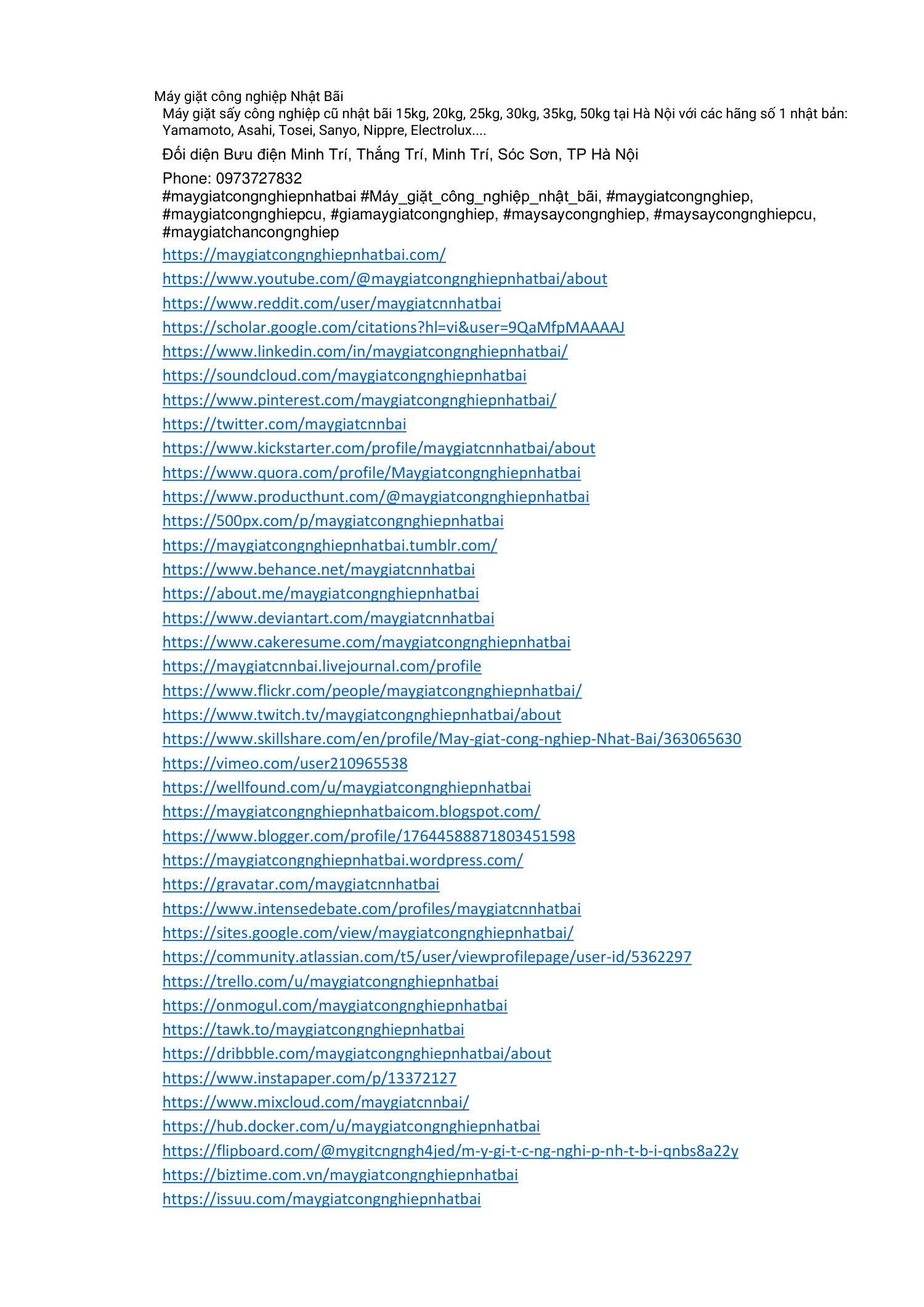 Máy giặt công nghiệp Nhật Bãi.docx | DocDroid