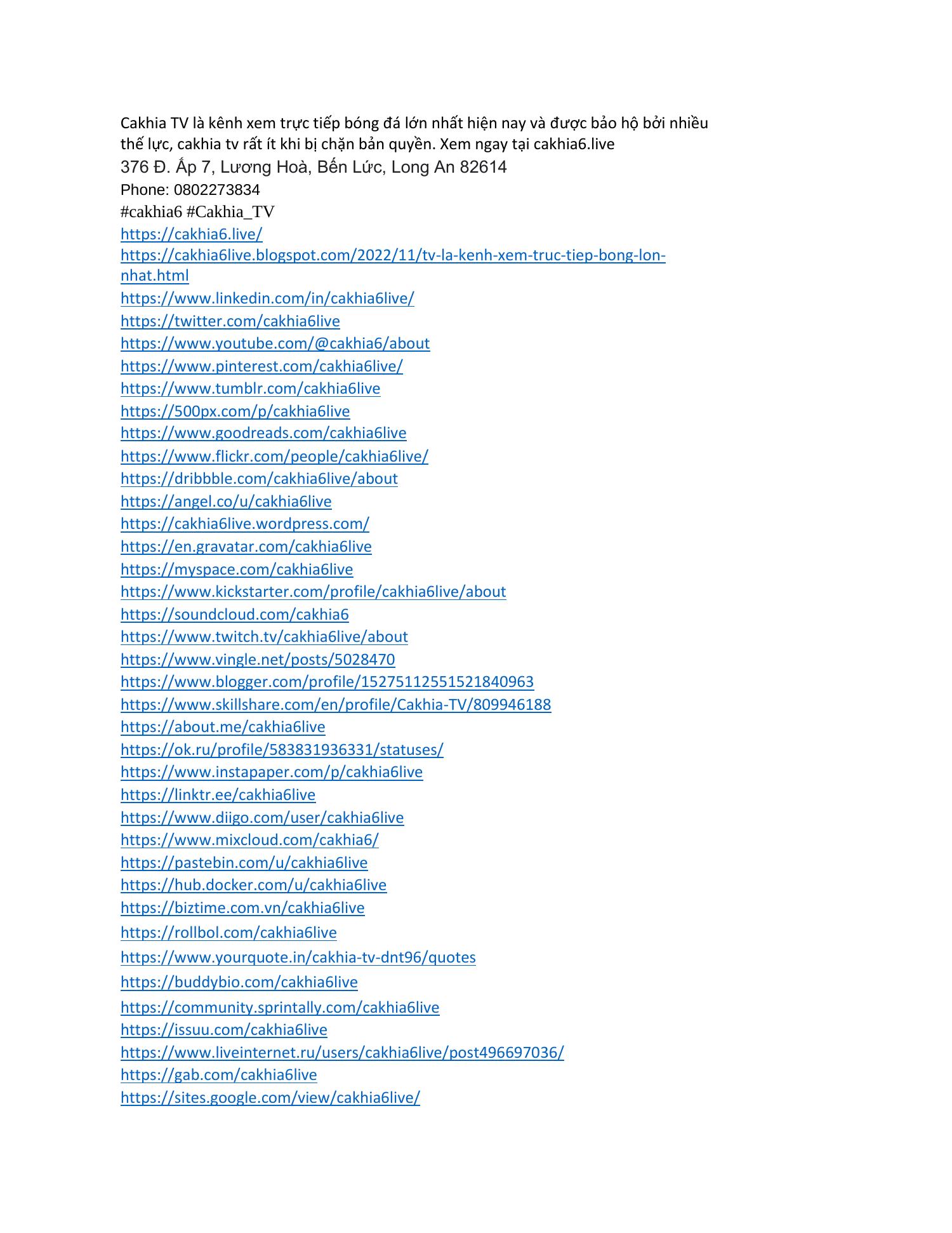 Cakhia TV.docx | DocDroid