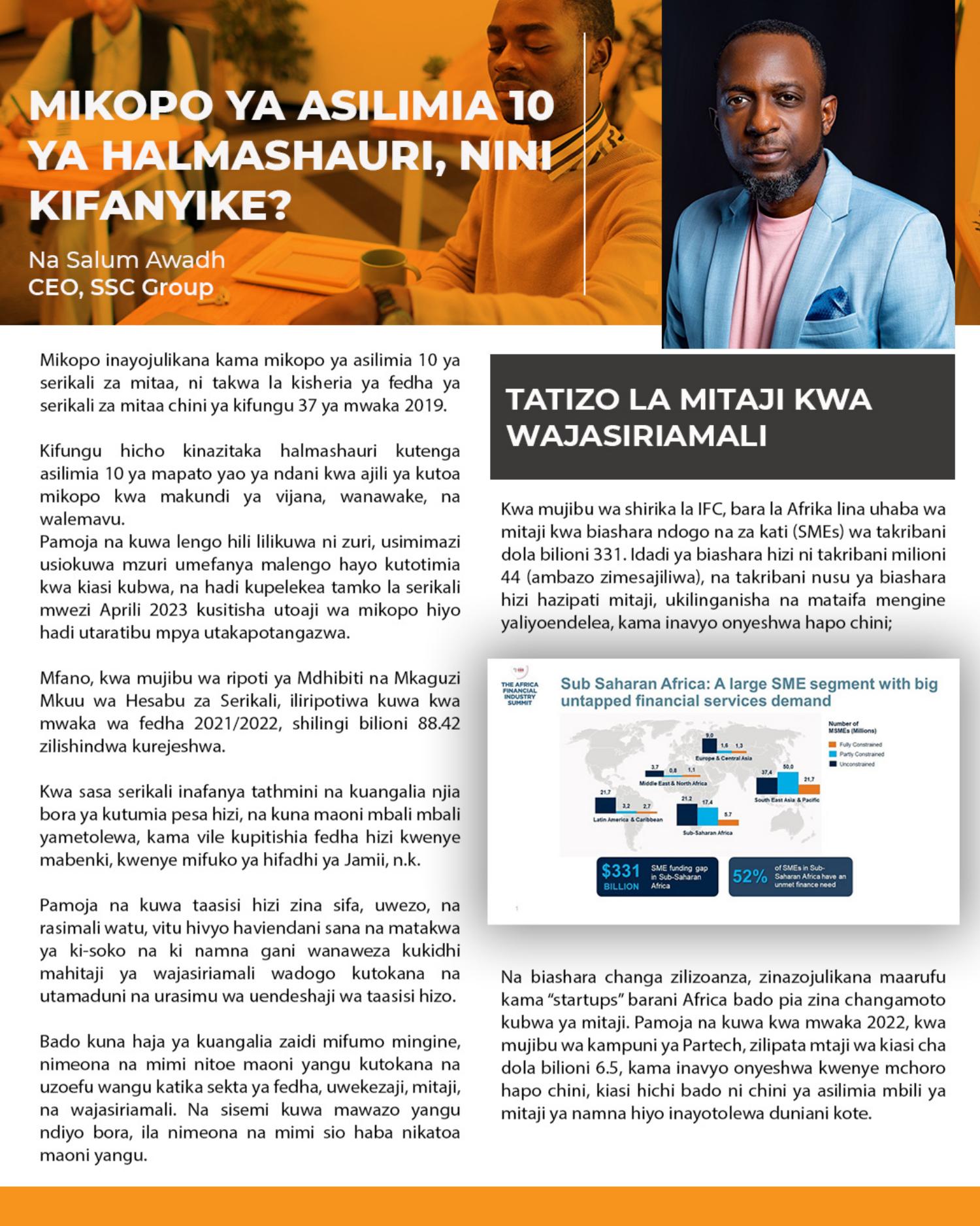 Mikopo 10% NINI KIFANYIKE.pdf | DocDroid