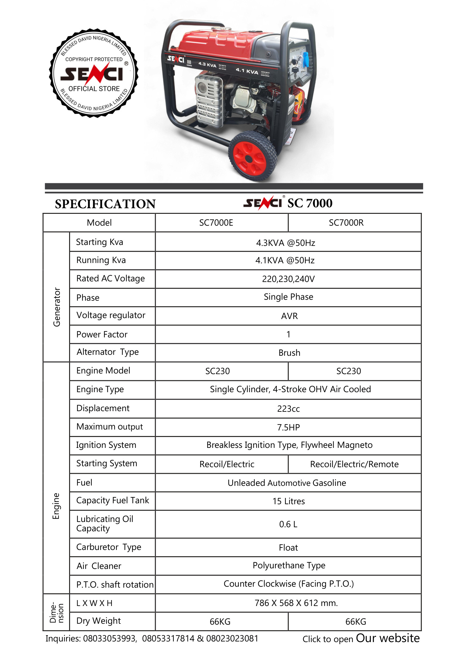 Senci SC7000E.pdf | DocDroid