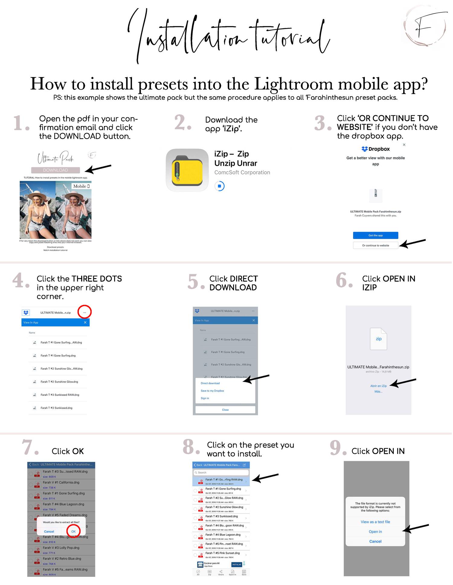 Installation tutorial MOBILE PRESETS.pdf | DocDroid