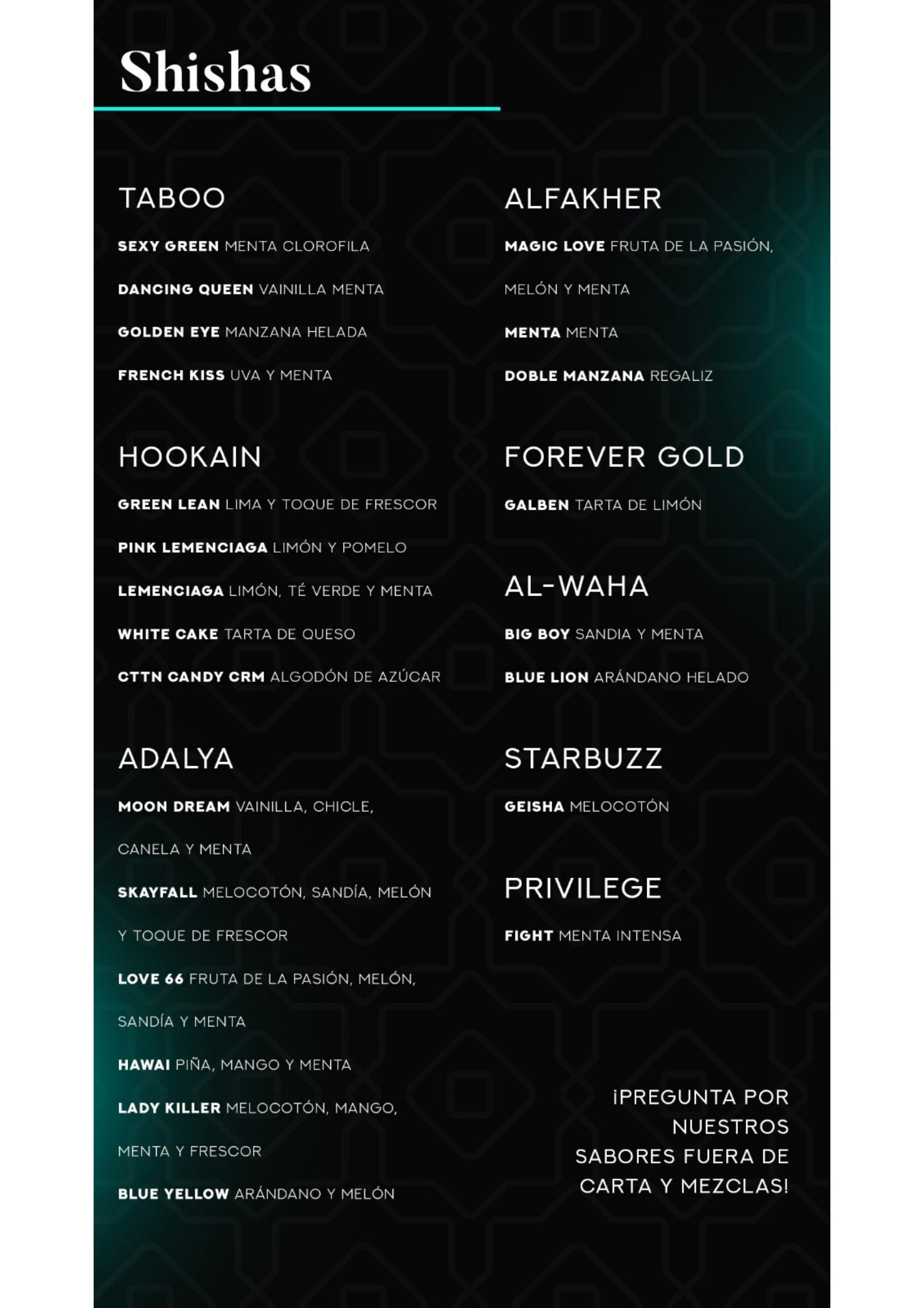 Carta de shishas.pdf | DocDroid