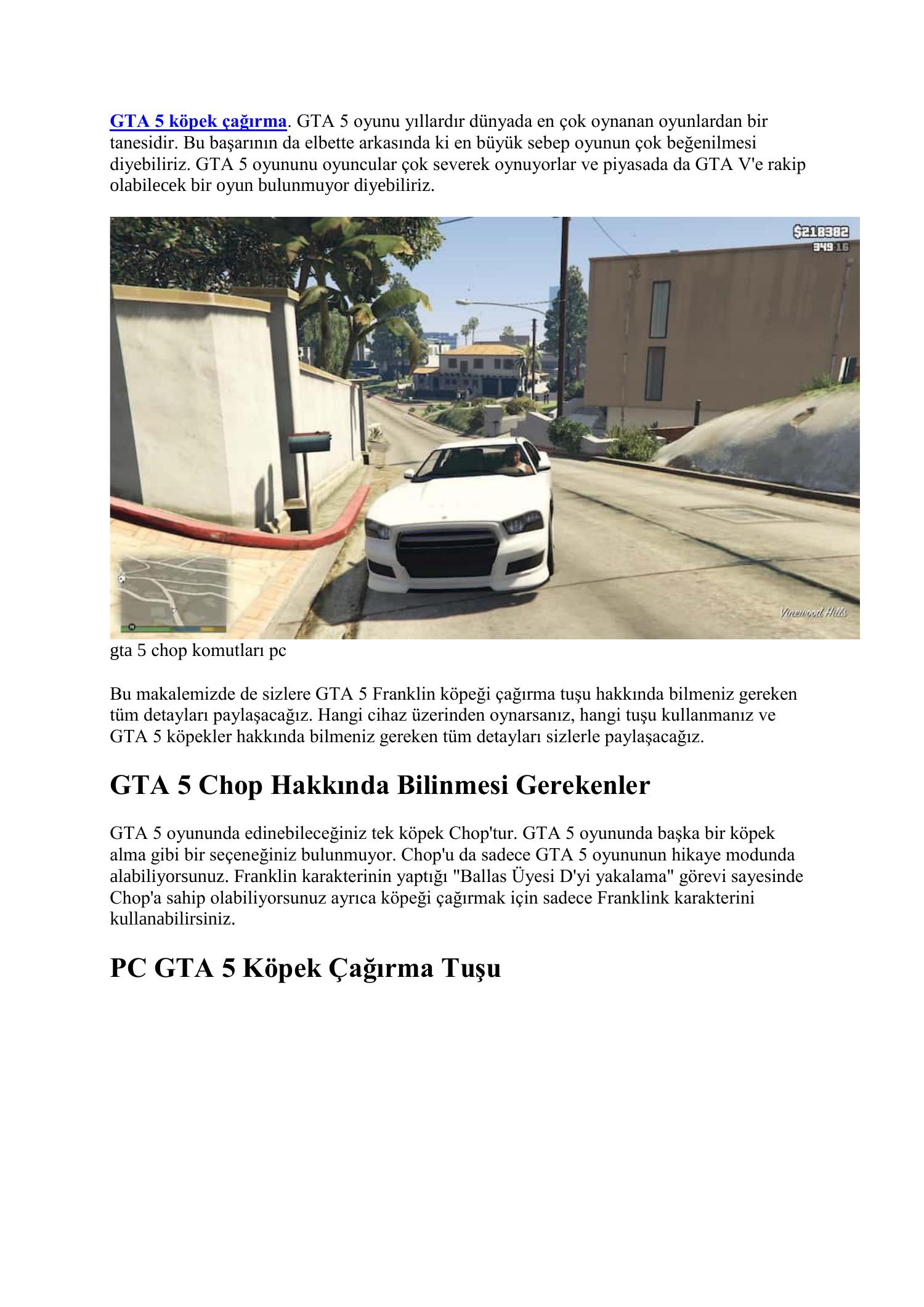 gta 5 köpek çağırma.pdf | DocDroid