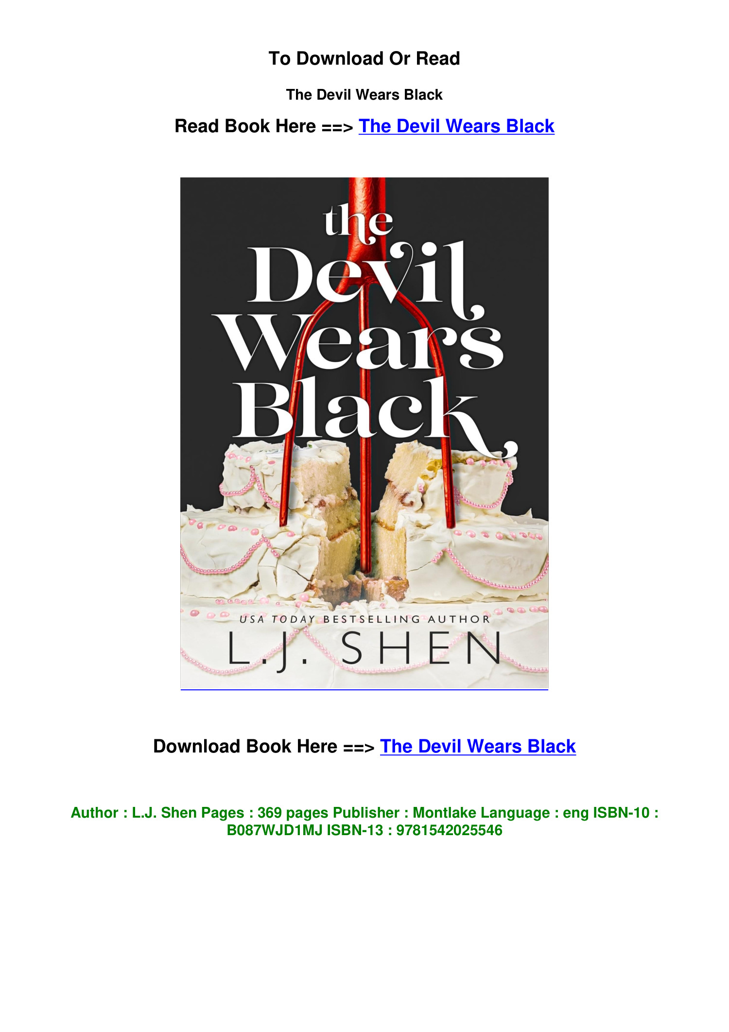 epub Download The Devil Wears Black by L J Shen.pdf | DocDroid