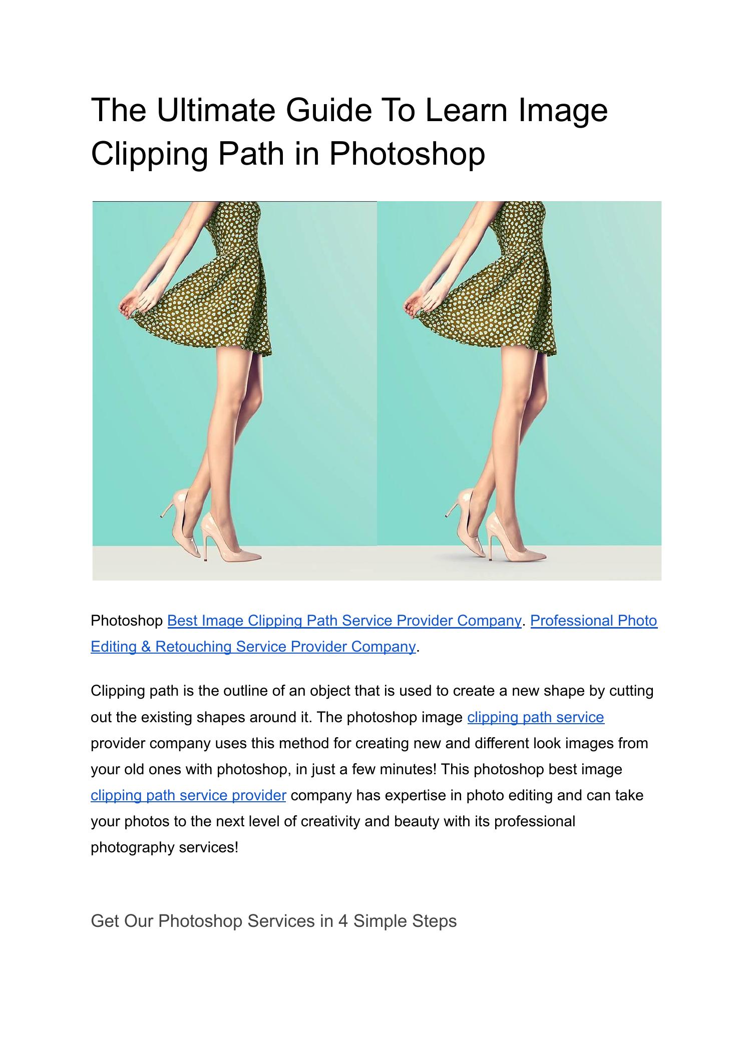 Learn How To Image Clipping Path in Photoshop Simple Way.pdf | DocDroid