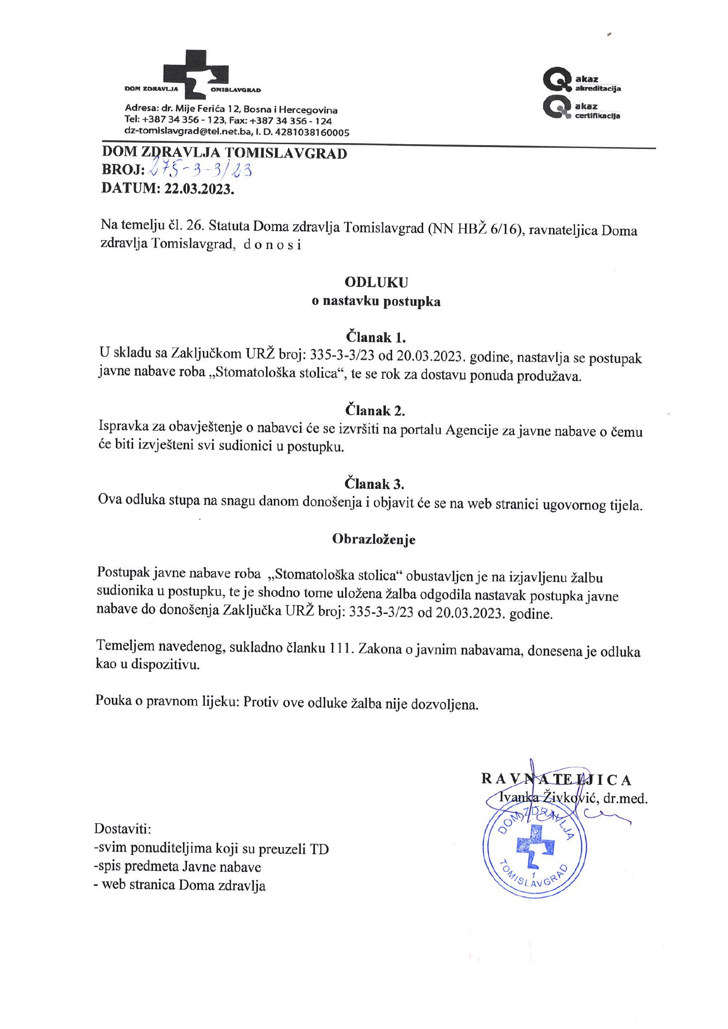 ODLUKA O NASTAVKU POSTUPKA.pdf | DocDroid