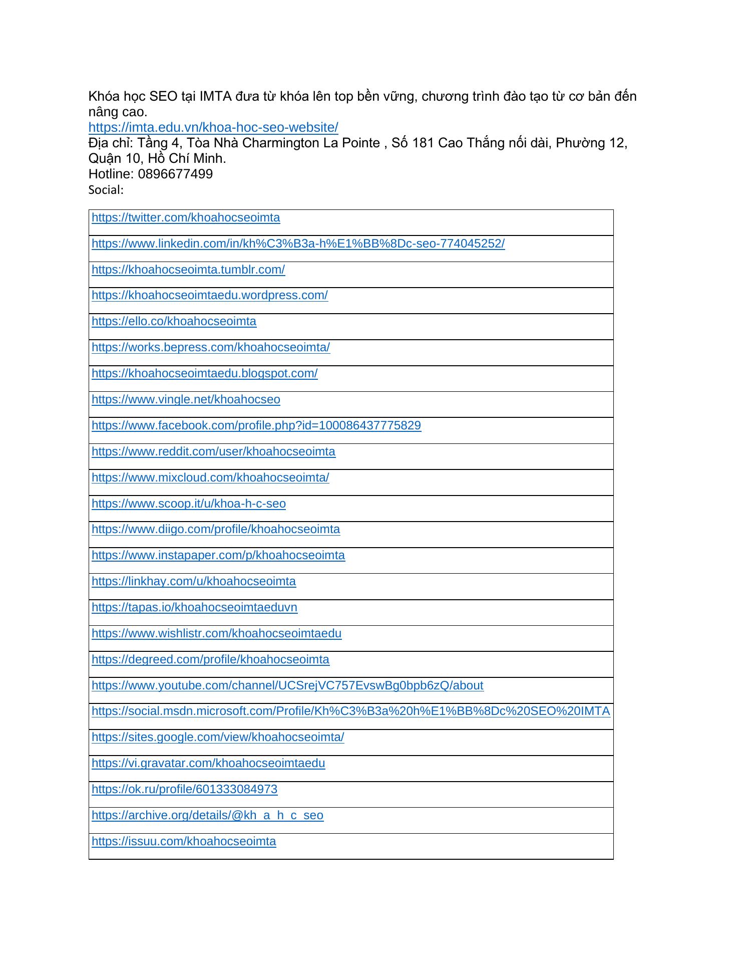 Khóa học SEO IMTA.docx | DocDroid