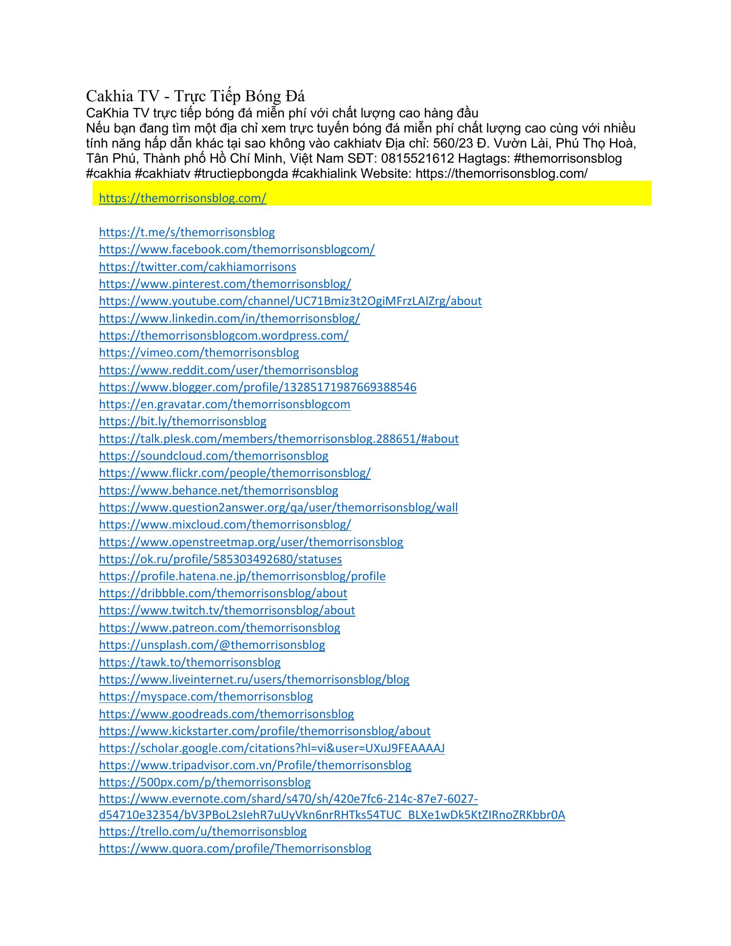 Cakhia TV.docx | DocDroid