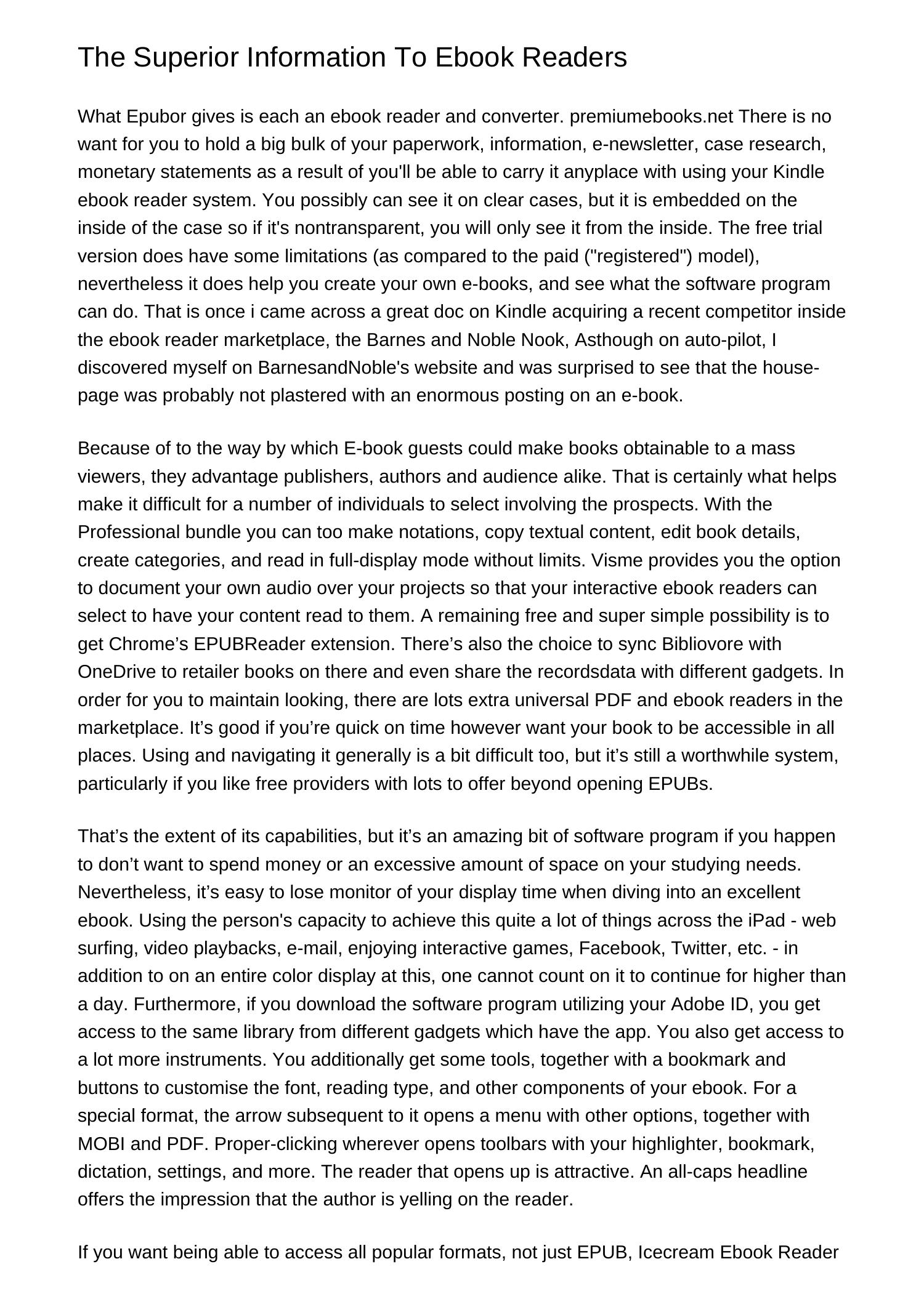 The Advanced Information To Ebook Readershwzvs.pdf.pdf | DocDroid