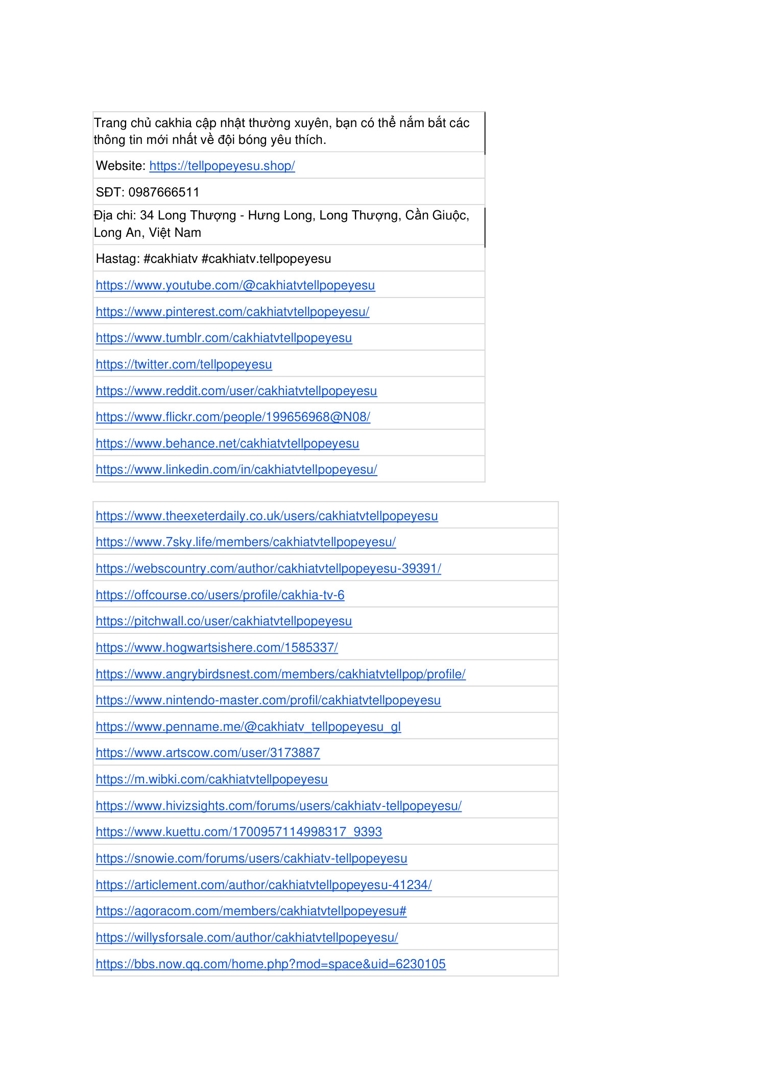 Link vào kênh cakhia tv - Xem thể thao trực tuyến mới nhất.docx | DocDroid