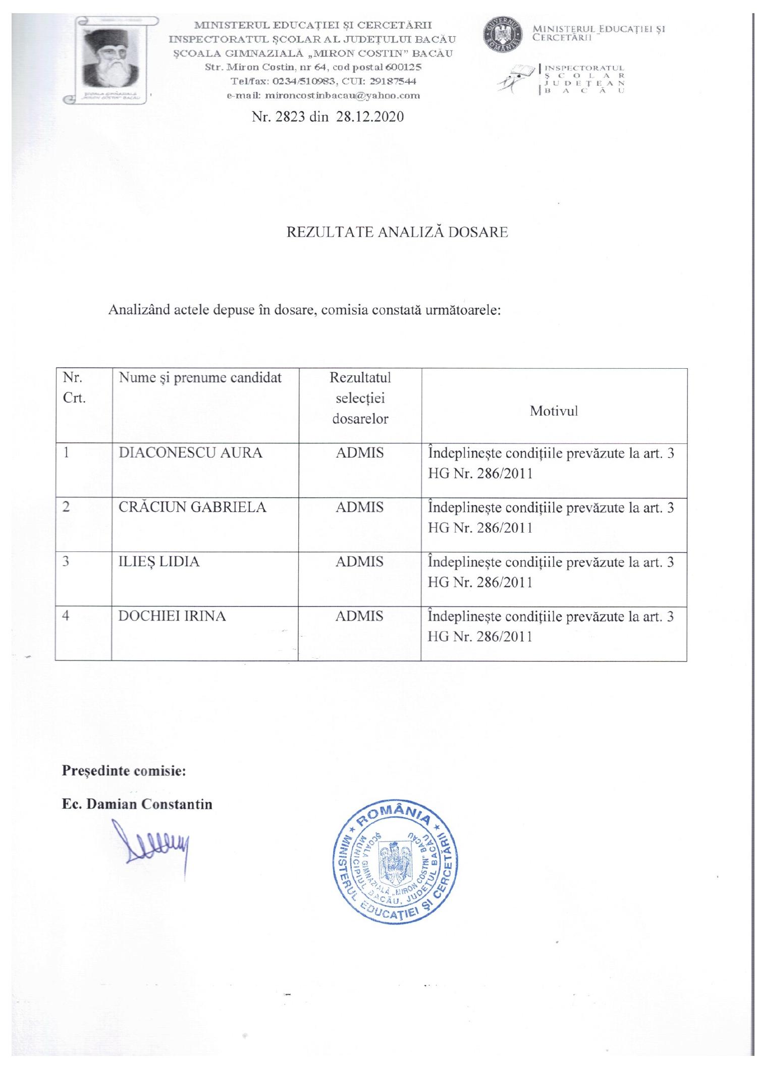 Rezultate analiza dosare.pdf | DocDroid
