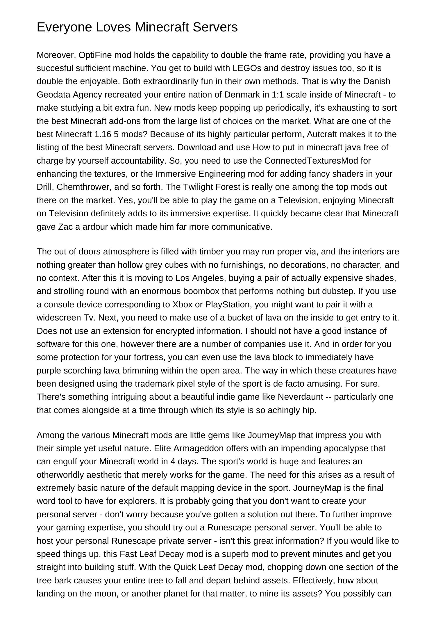 Everyone Loves Minecraft Serverschrxq.pdf.pdf | DocDroid