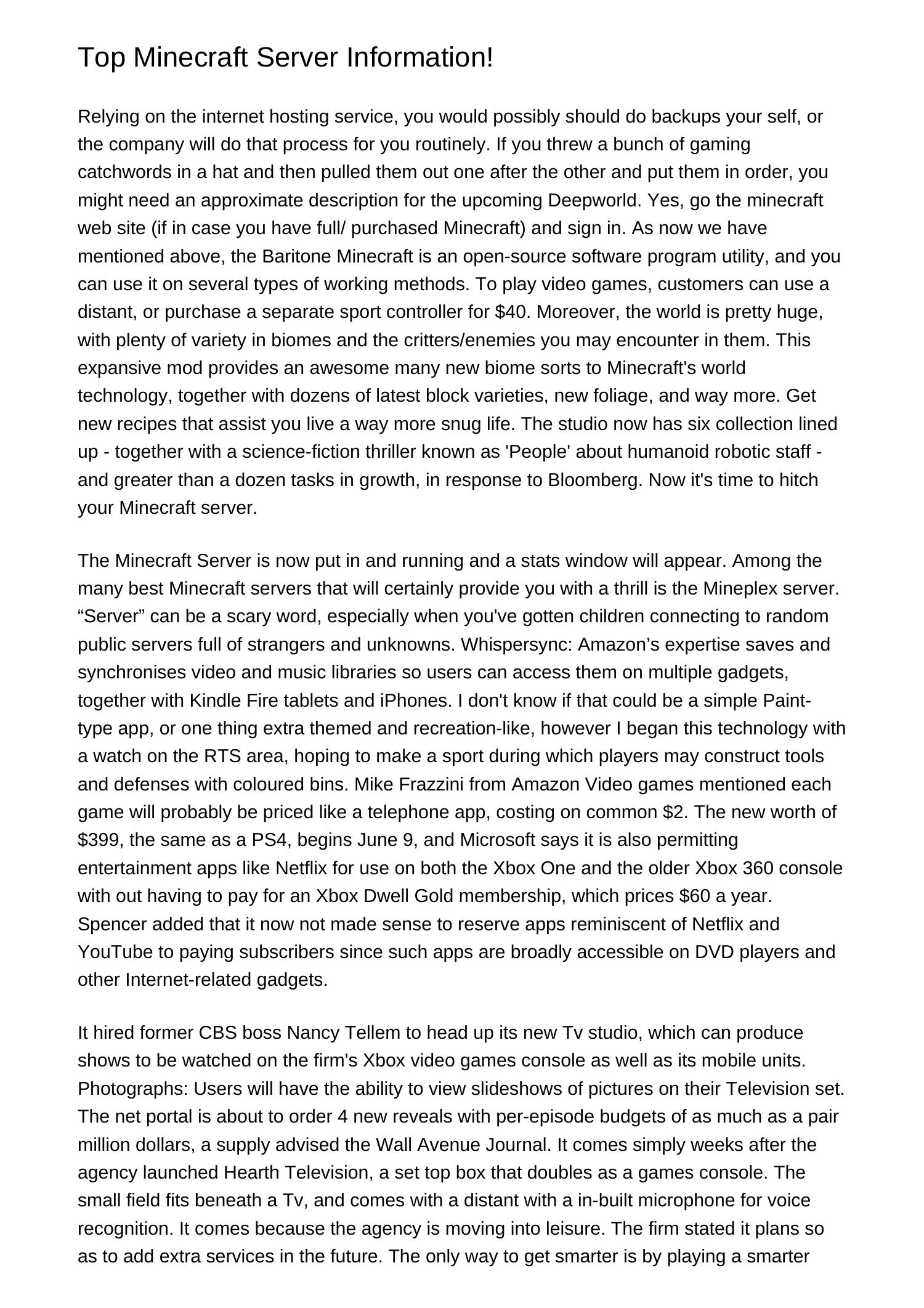 Top Minecraft Server Guidemikun.pdf.pdf | DocDroid