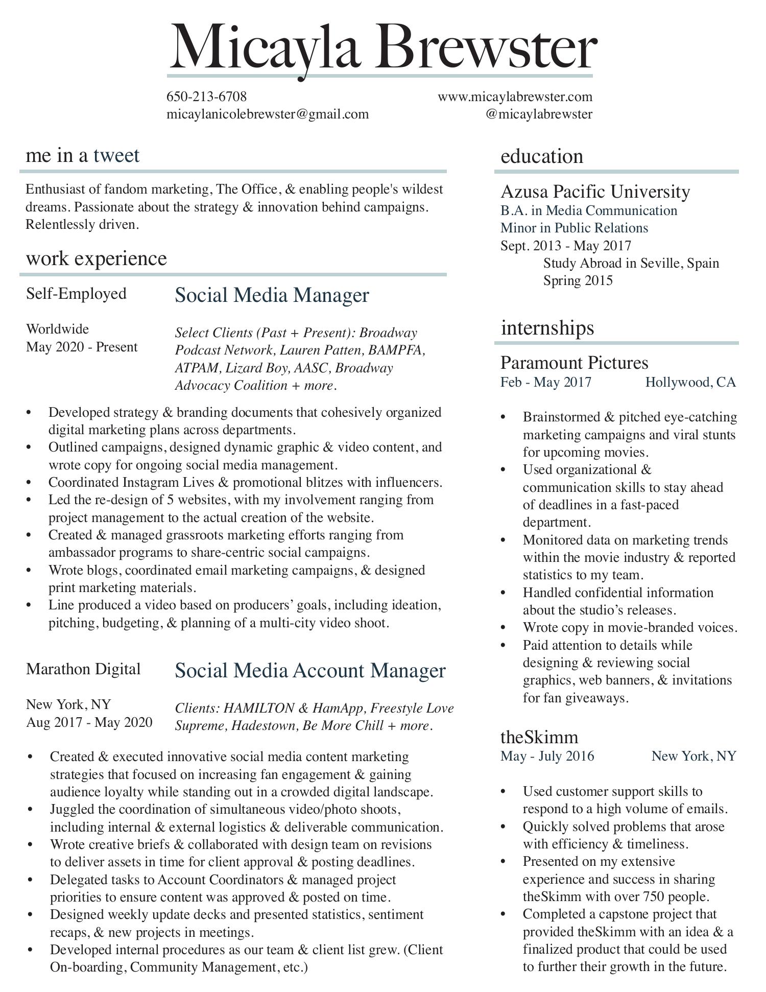 Micayla Brewster Resume_2023.pdf | DocDroid