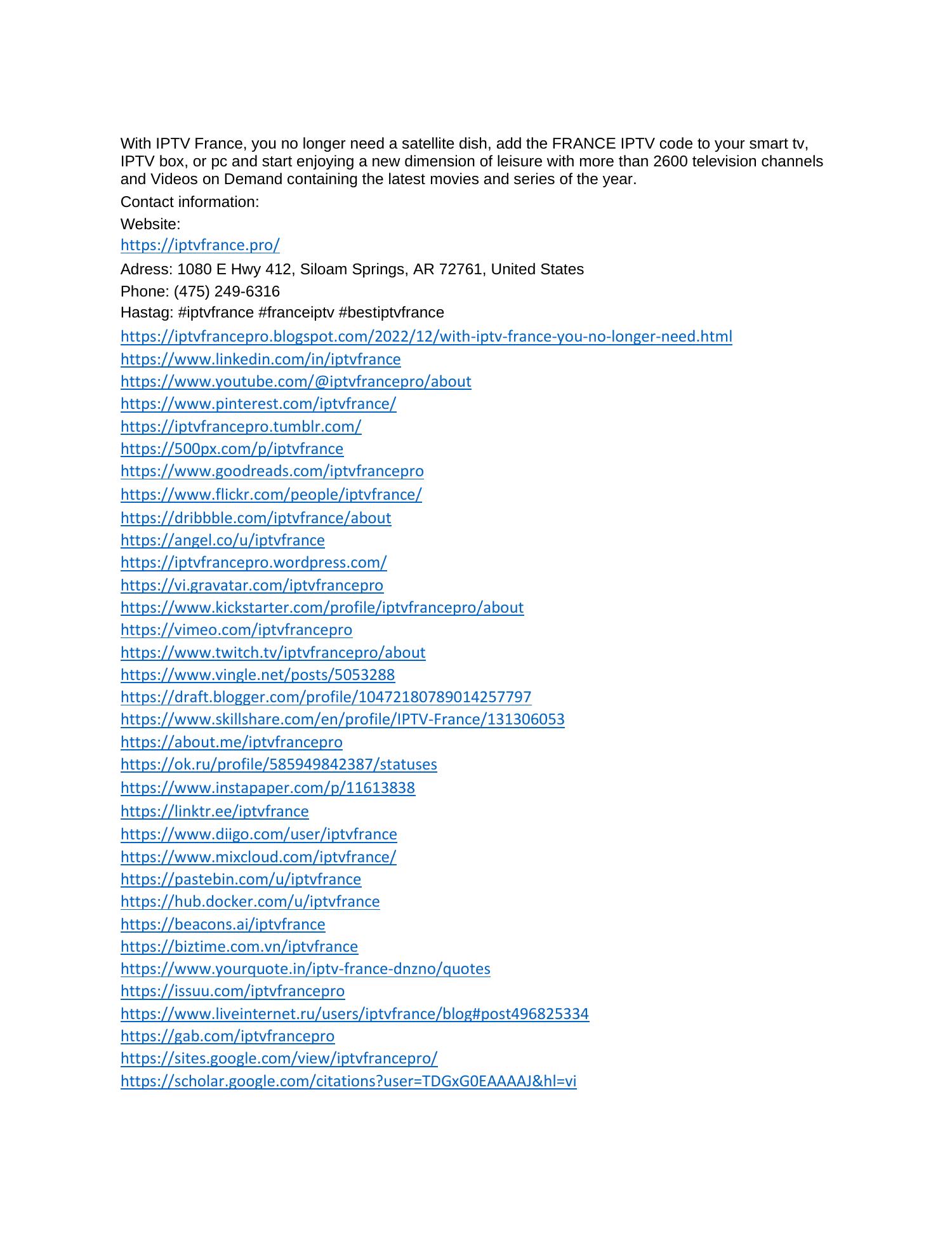 IPTV France.docx | DocDroid