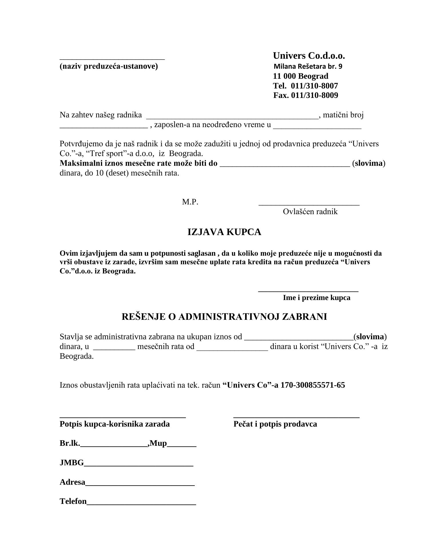 potvrda univers nova !.doc | DocDroid