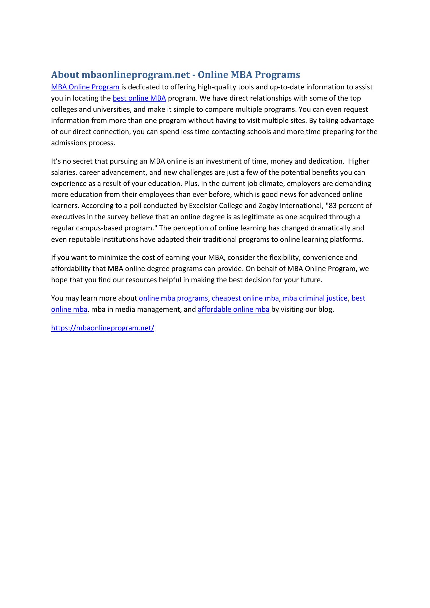 online mba programs.pdf | DocDroid