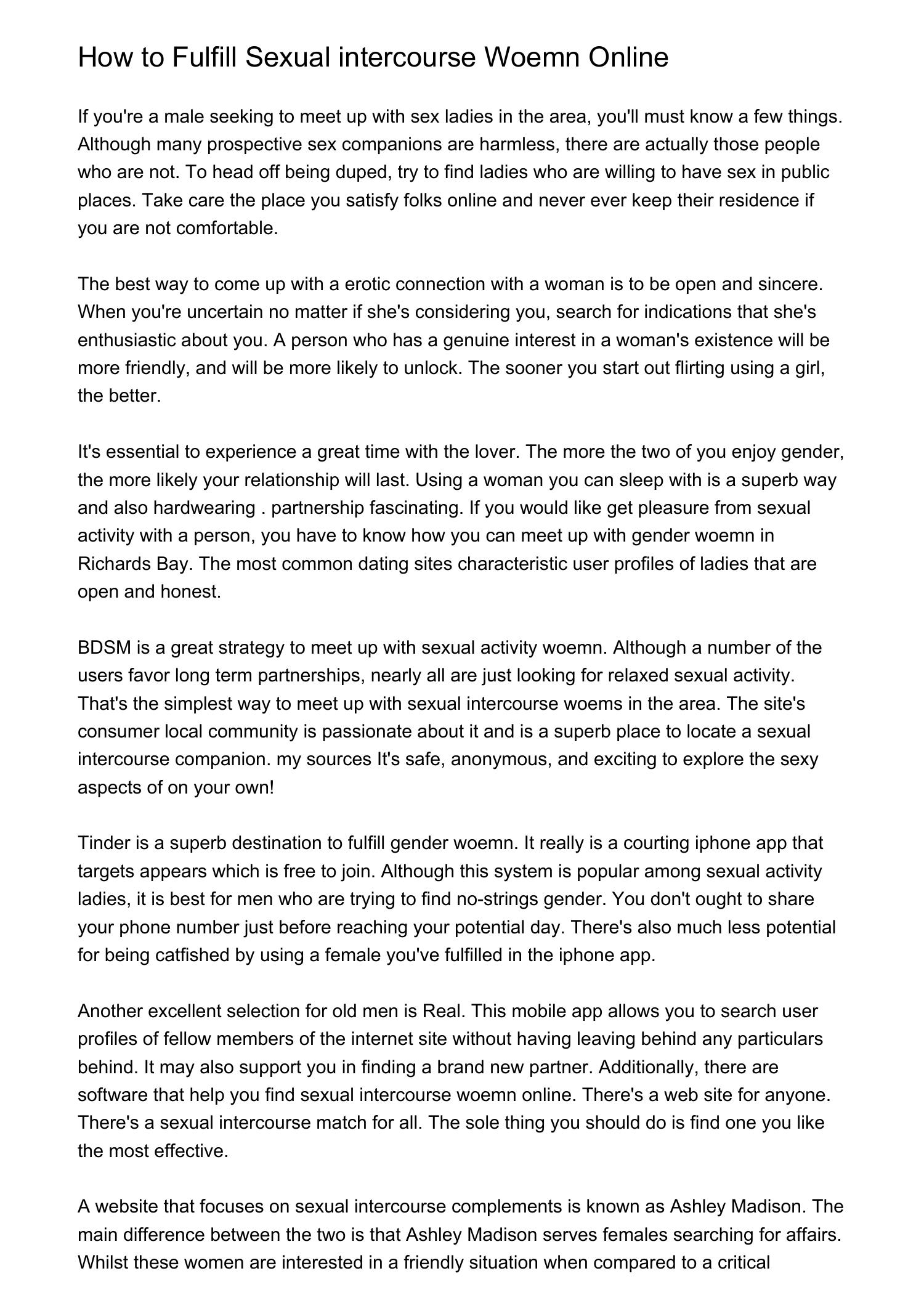 The way to Meet Sex Woemn Onlineerclu.pdf.pdf | DocDroid