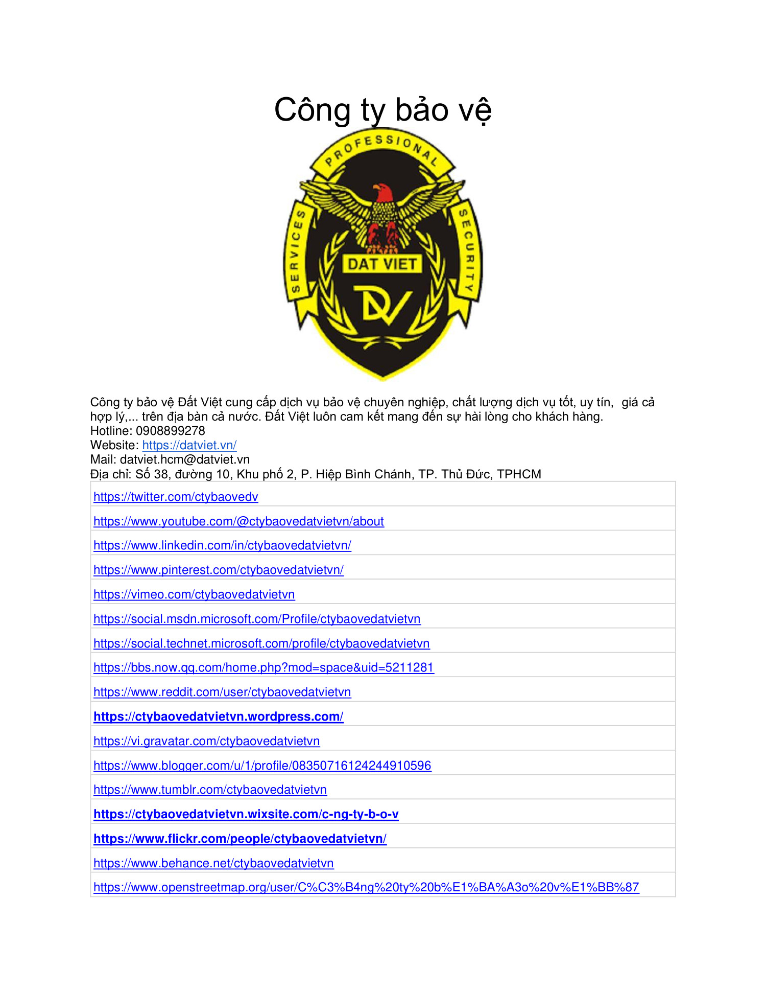 Công ty bảo vệ.docx | DocDroid