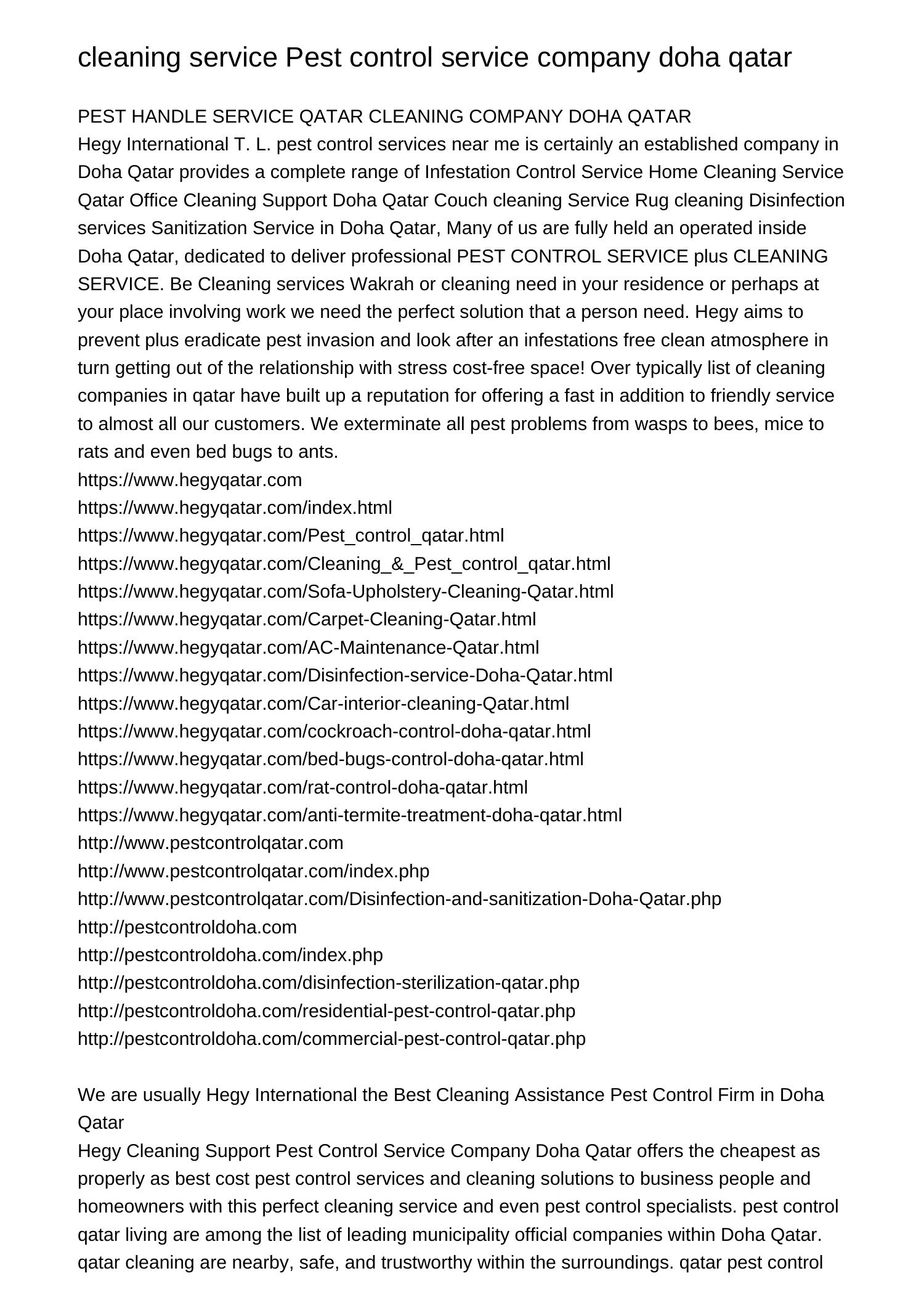 cleaning service Pest handle service company doha qatarwggvl.pdf.pdf ...