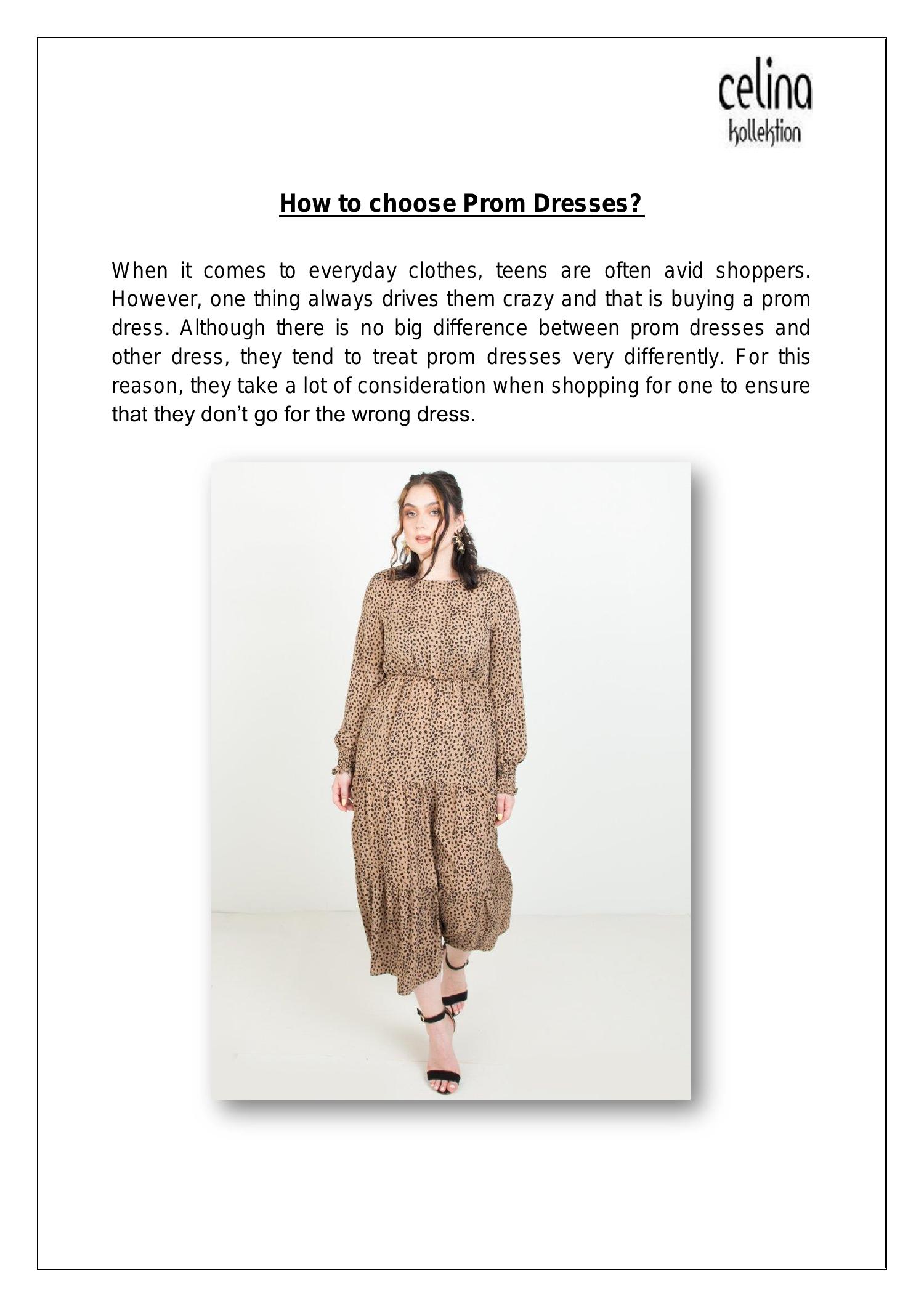 How to choose Prom Dresses.pdf | DocDroid