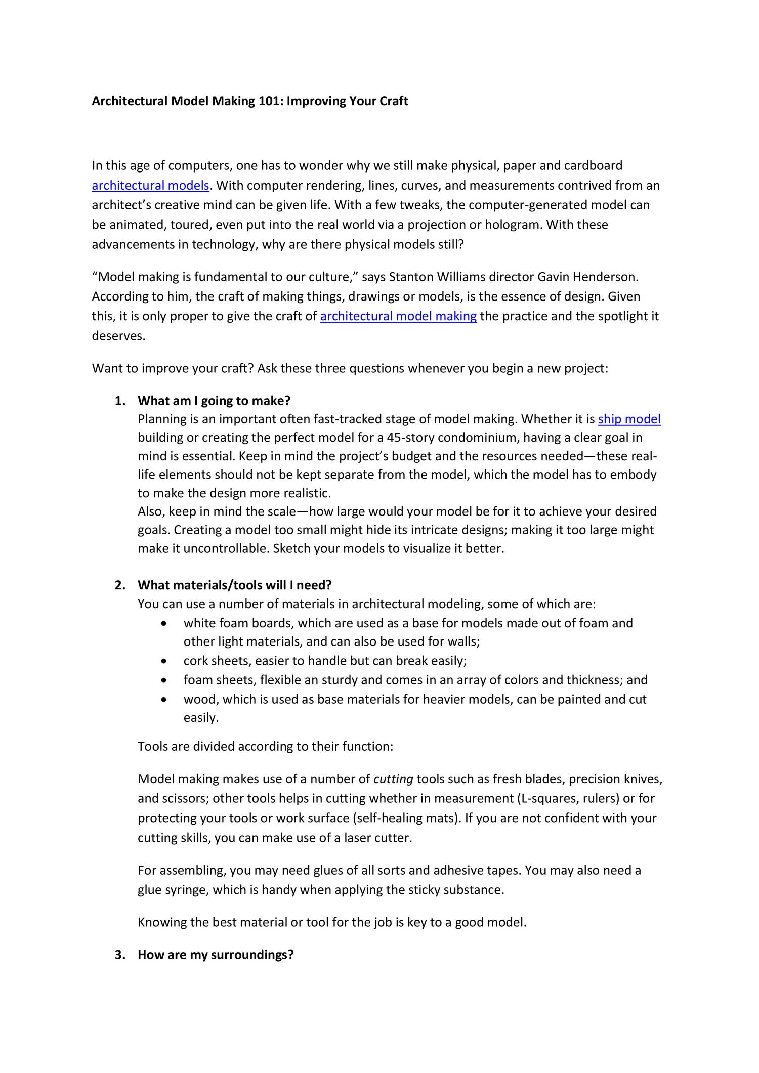 Architectural Model Making 101 Improving Your Craft.pdf | DocDroid