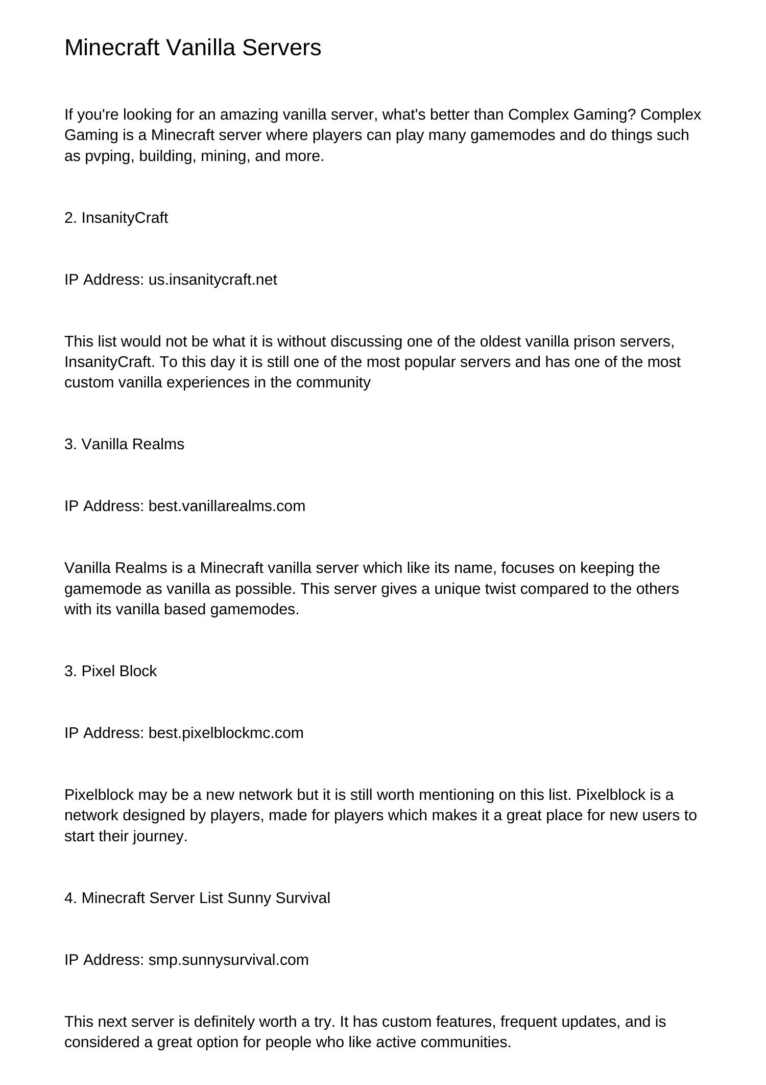 Minecraft Vanilla Serversausyf.pdf.pdf | DocDroid